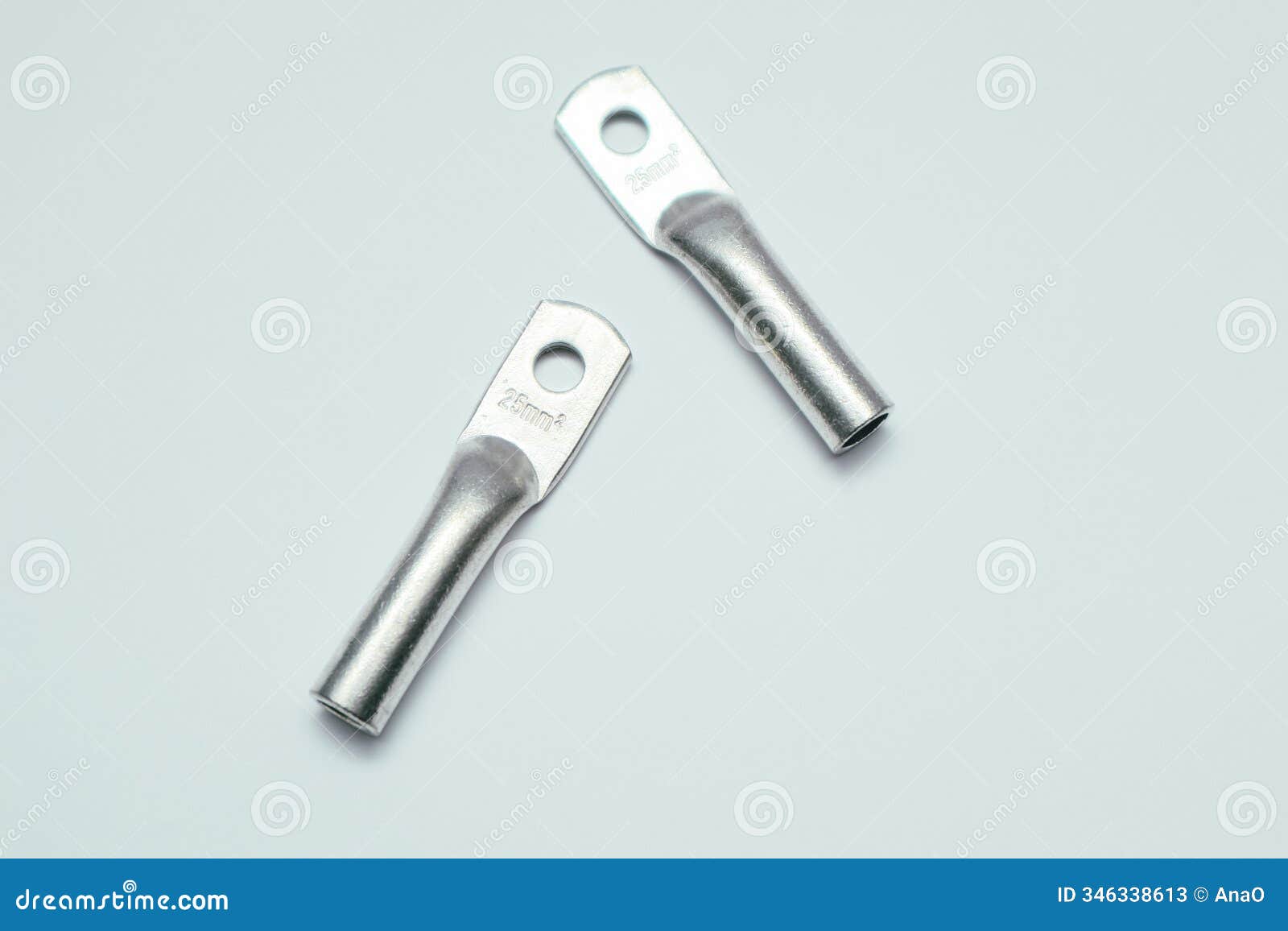 Closed-end Ring Terminal. Crimp Terminals for Electrical Wires, Tools ...