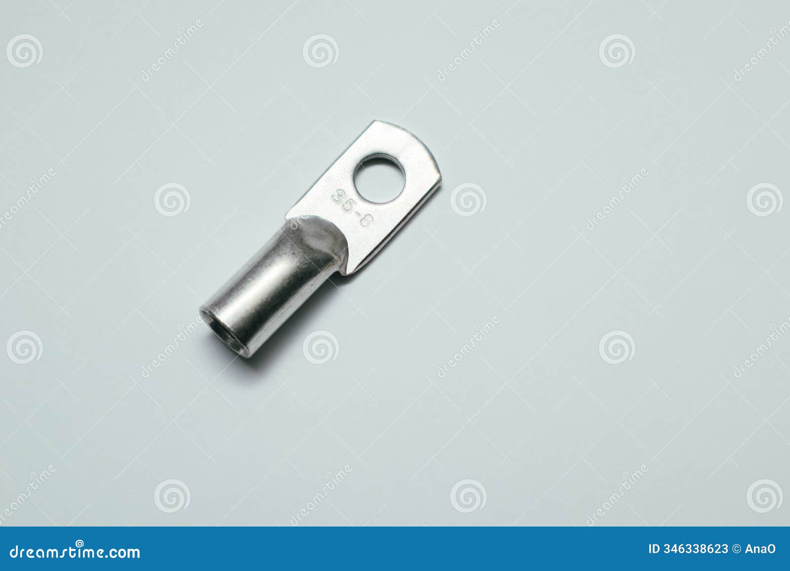 Closed-end Ring Terminal. Crimp Terminals for Electrical Wires, Tools ...