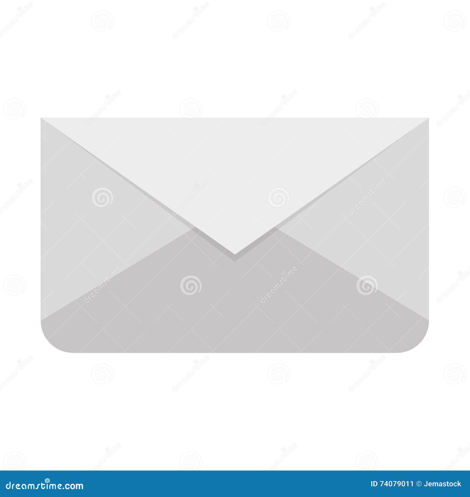 Closed envelope icon stock illustration. Illustration of design - 74079011