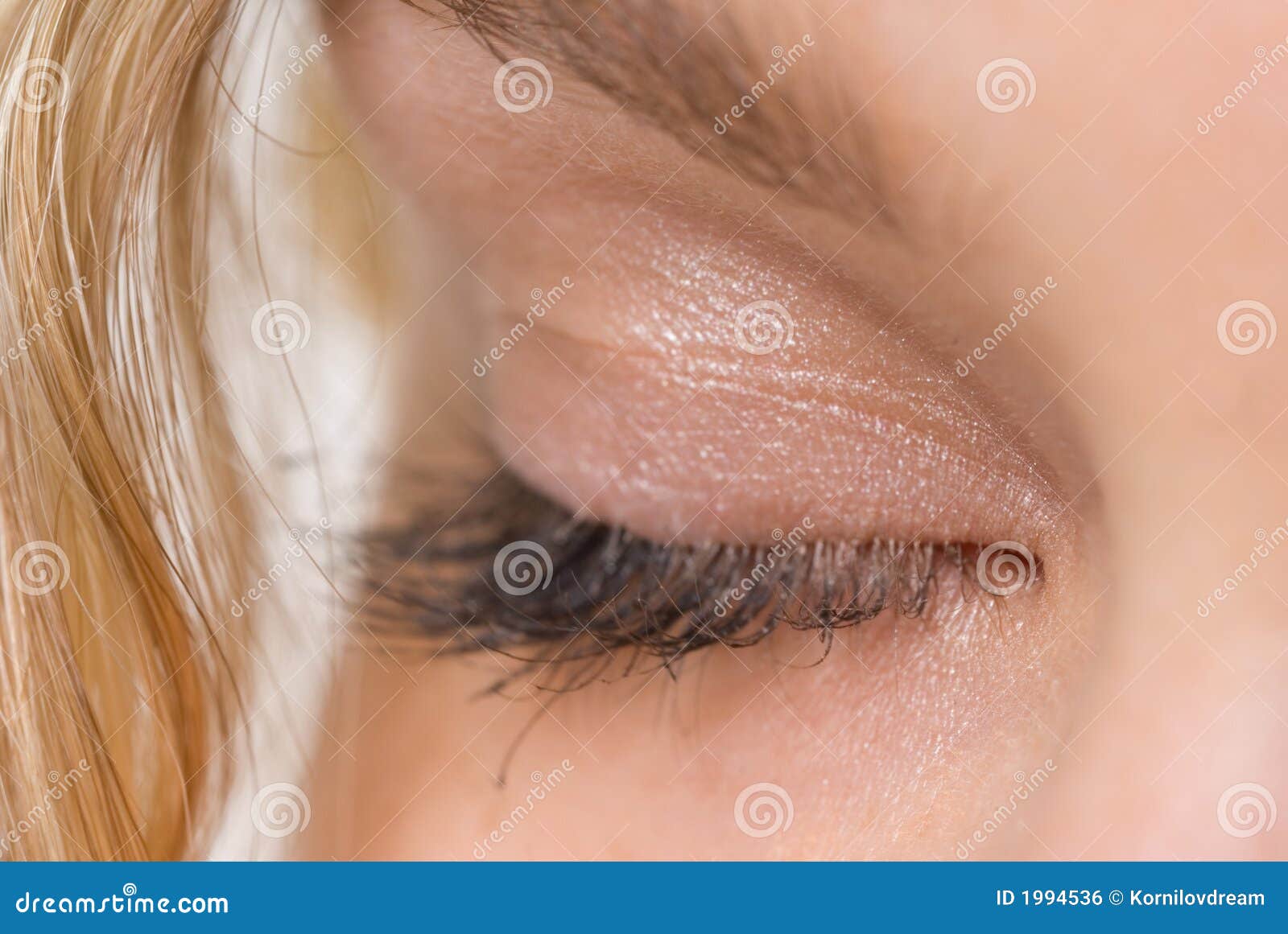 Closed eye stock photo. Image of human, eyelids, eyelashs - 1994536