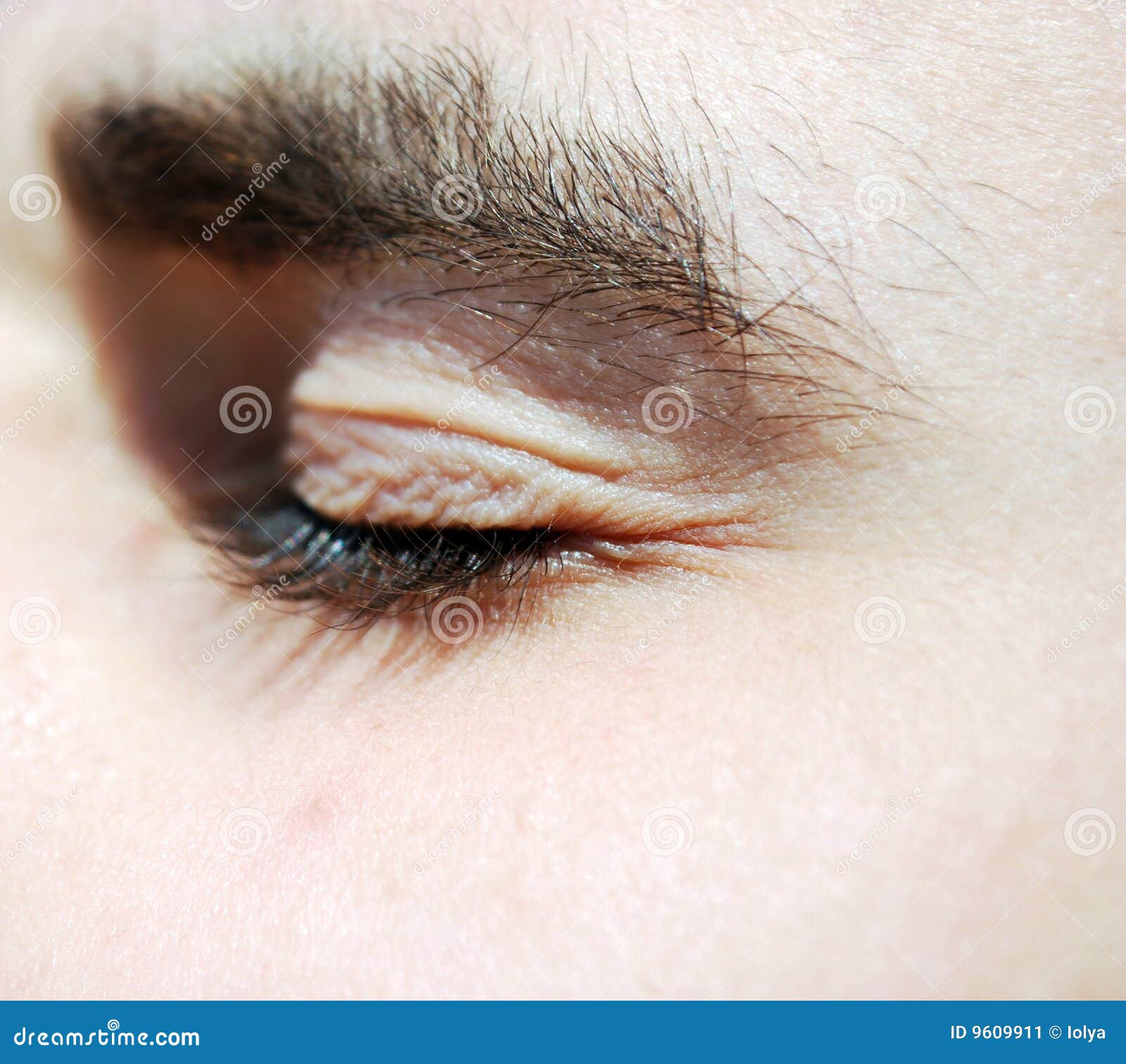 Closed eye stock image. Image of pleasure, closed, people - 9609911
