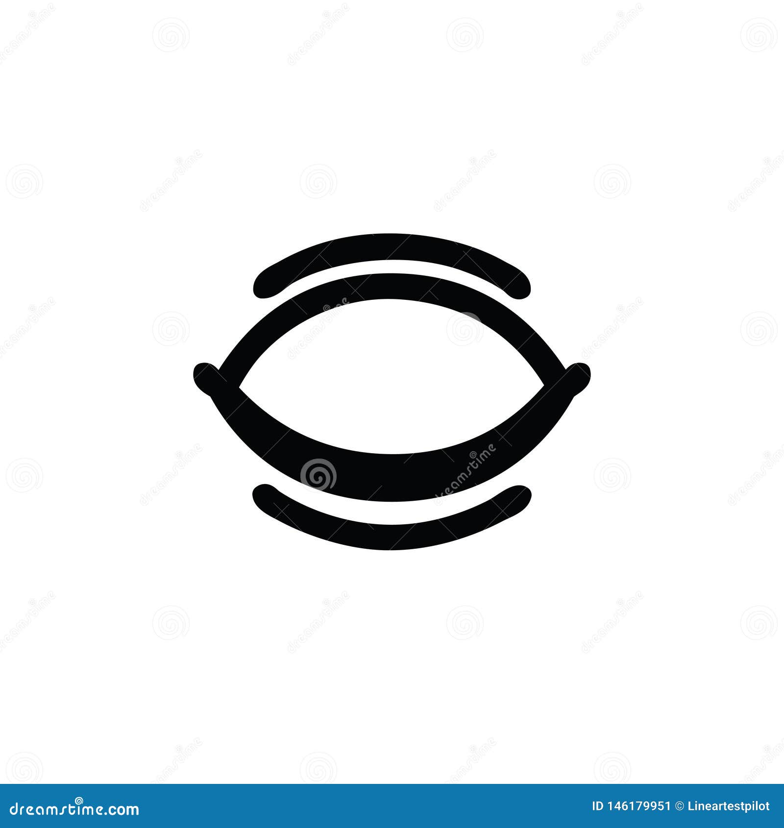 Closed eye icon symbol stock vector. Illustration of closed - 146179951