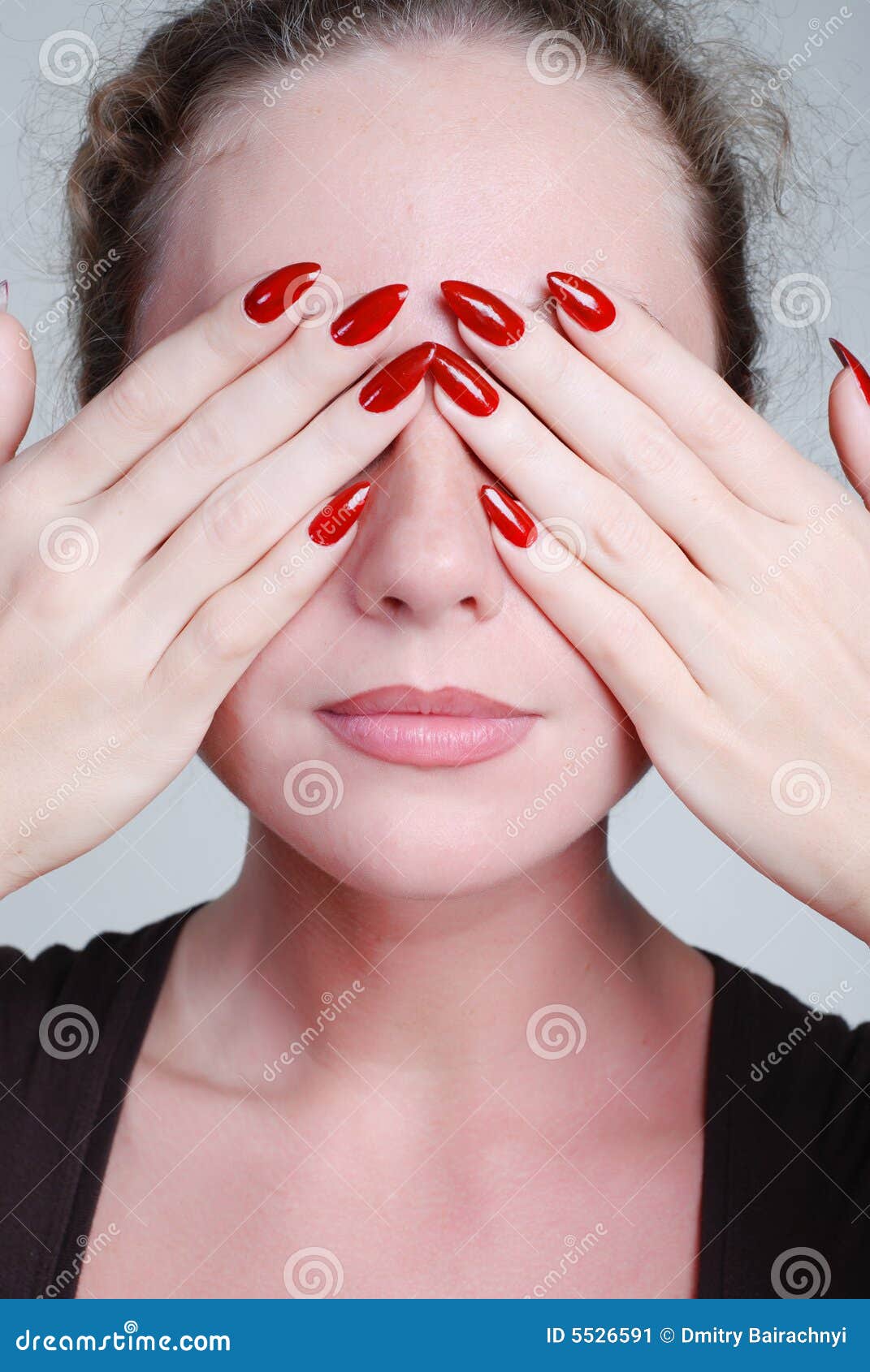 Closed eyes stock image. Image of lips, skin, expressing - 5526591