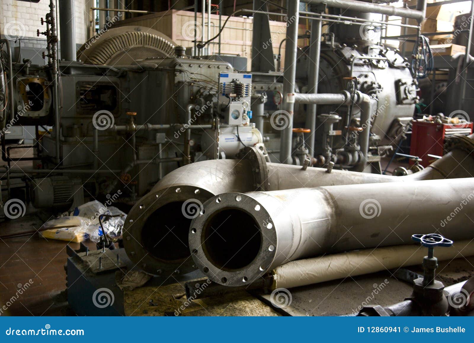Closed factory stock image. Image of pipe, bankrupt, machine - 12860941