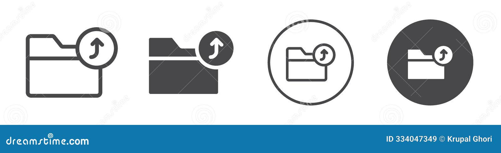 Closed Folder Icon Vector Logo Outline Stock Vector - Illustration of ...