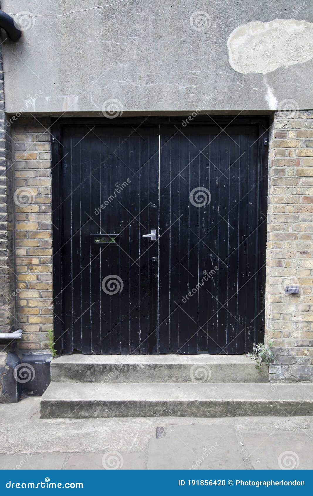 Closed Front Door of Building Stock Photo - Image of exterior, elegant ...