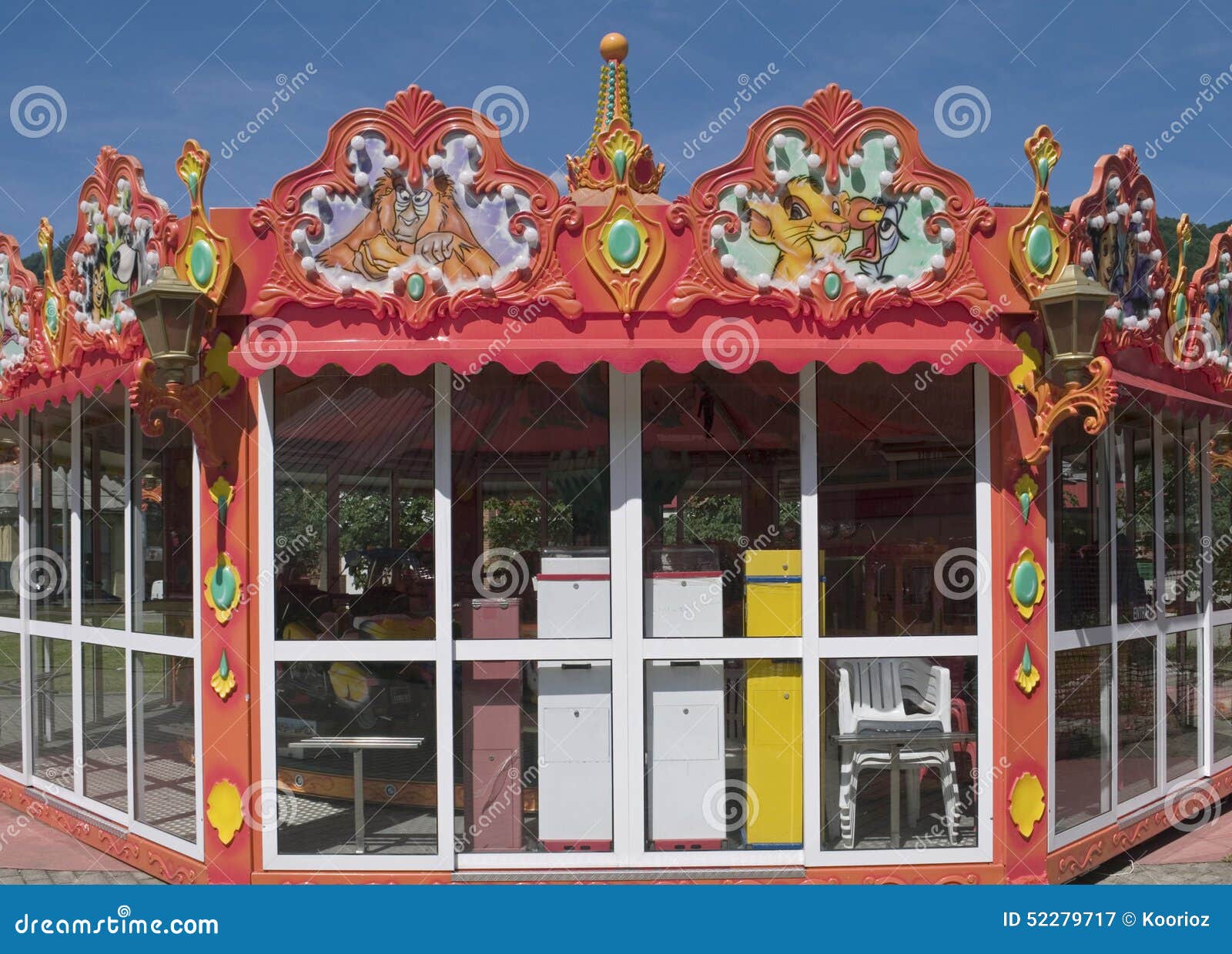 Closed Fun fair stock image. Image of closed, desolation - 52279717