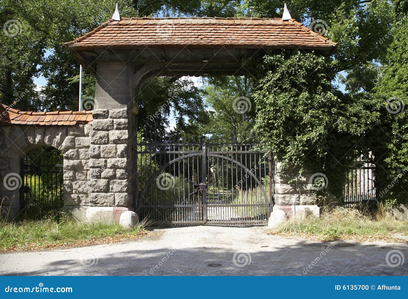 The Closed Gate Royalty-Free Stock Photo | CartoonDealer.com #7376859