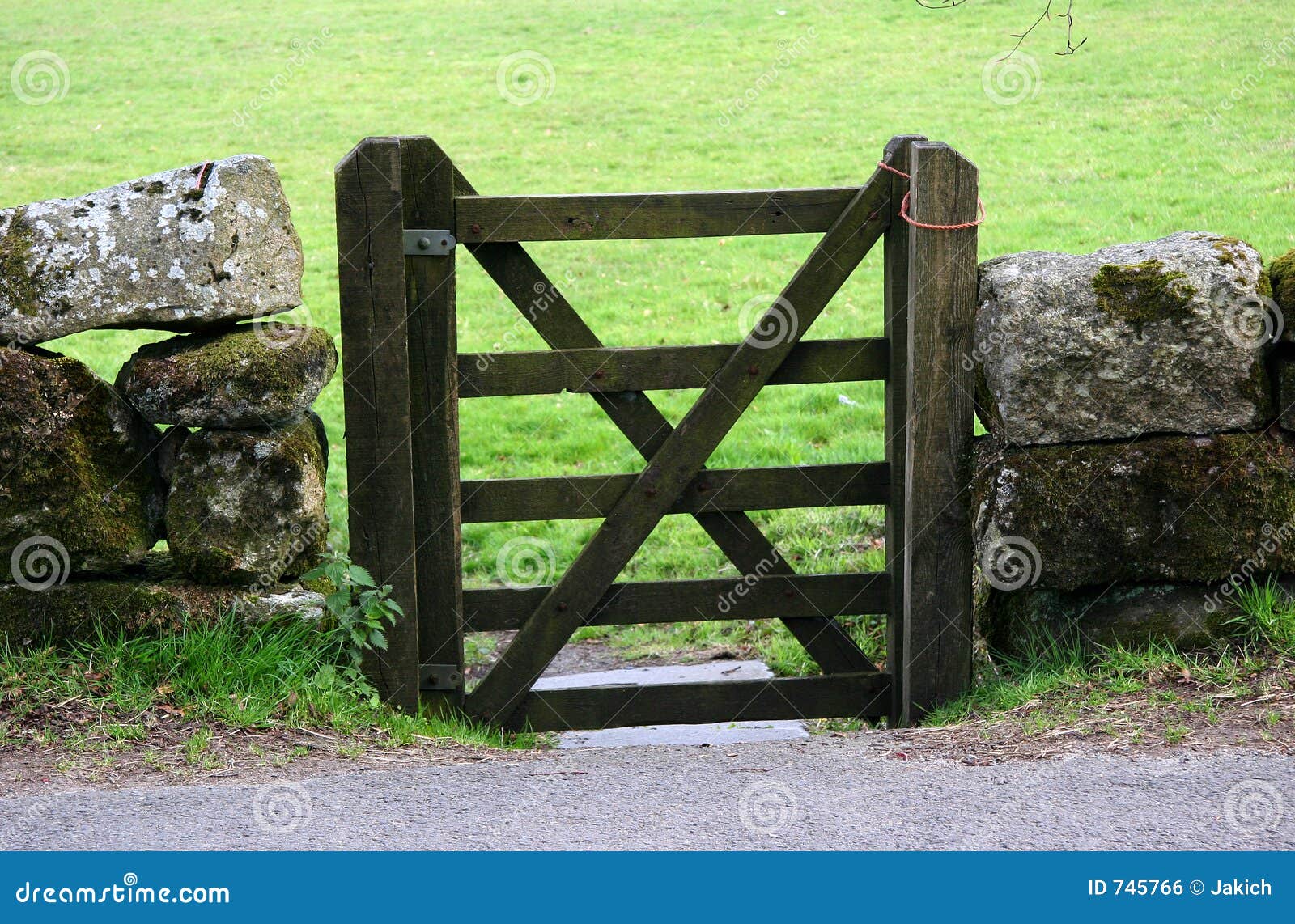 Closed Gate stock photo. Image of moorland, field, craftmanship - 745766