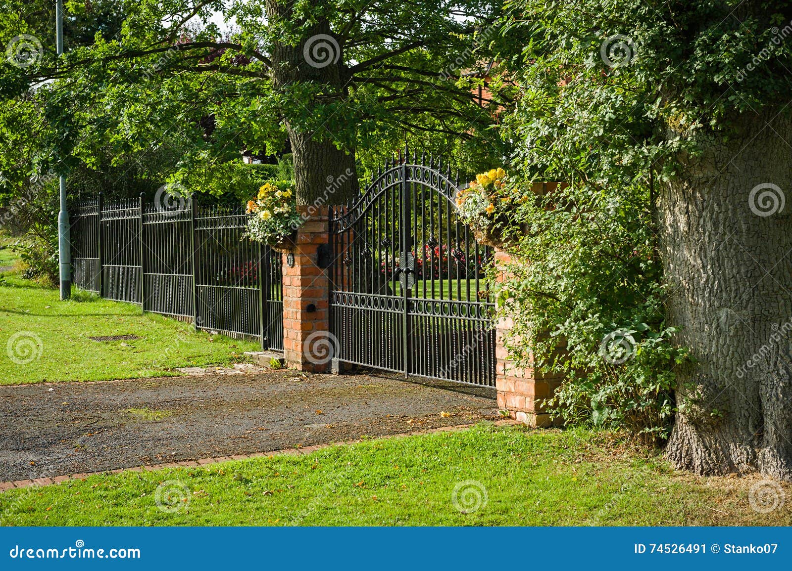 The Closed Gate Royalty-Free Stock Photo | CartoonDealer.com #7376859