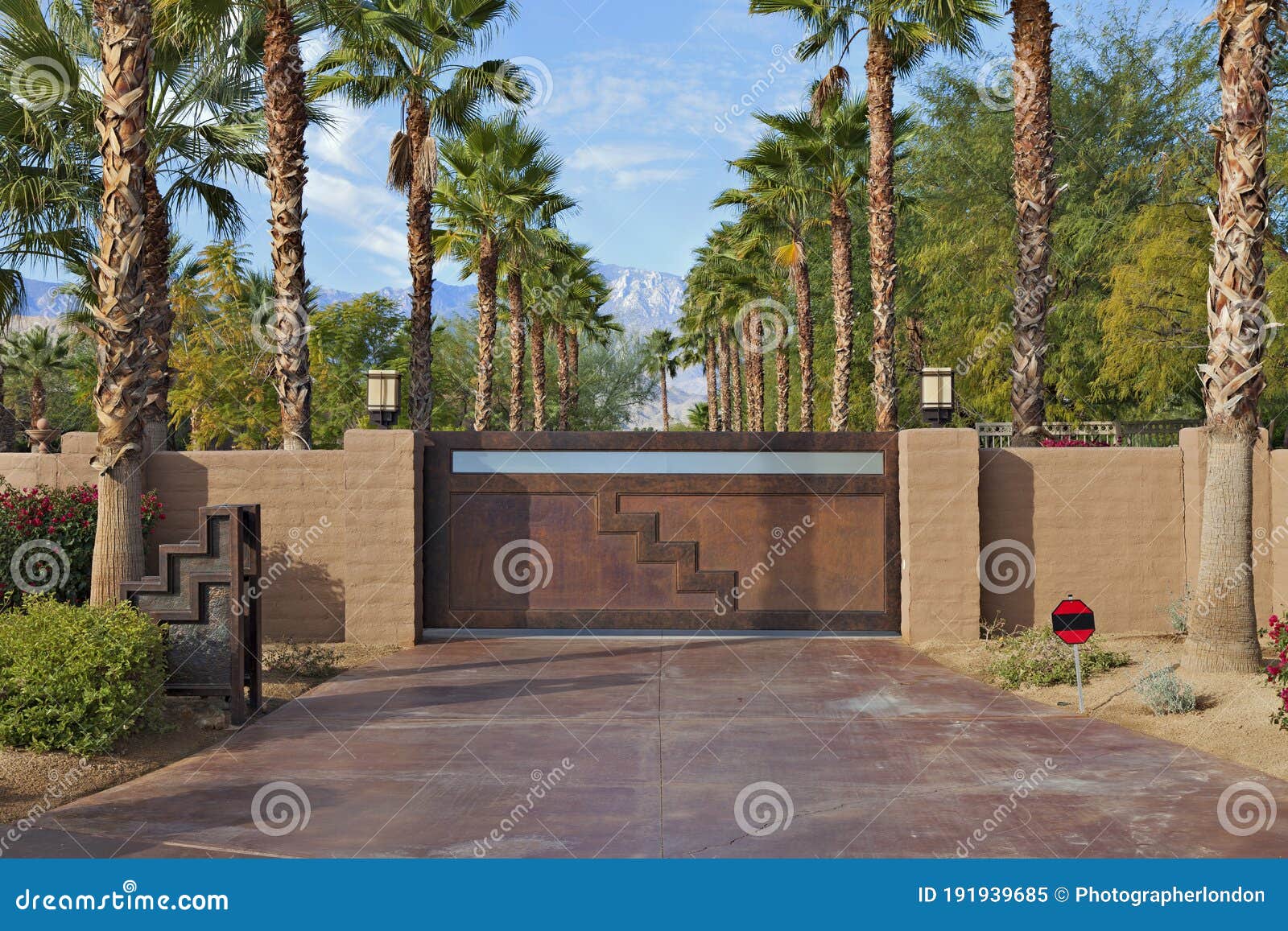 Closed Gate Inside Khewra Mine Stock Photography | CartoonDealer.com ...