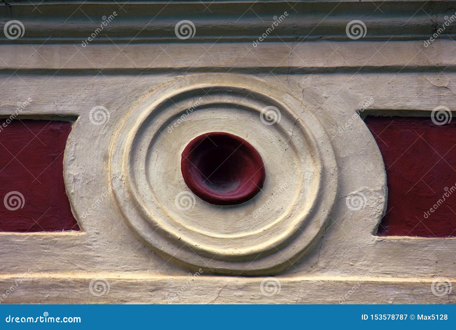 Closed Hole for the Old Bell (bell) in Front of the Door Stock Image ...