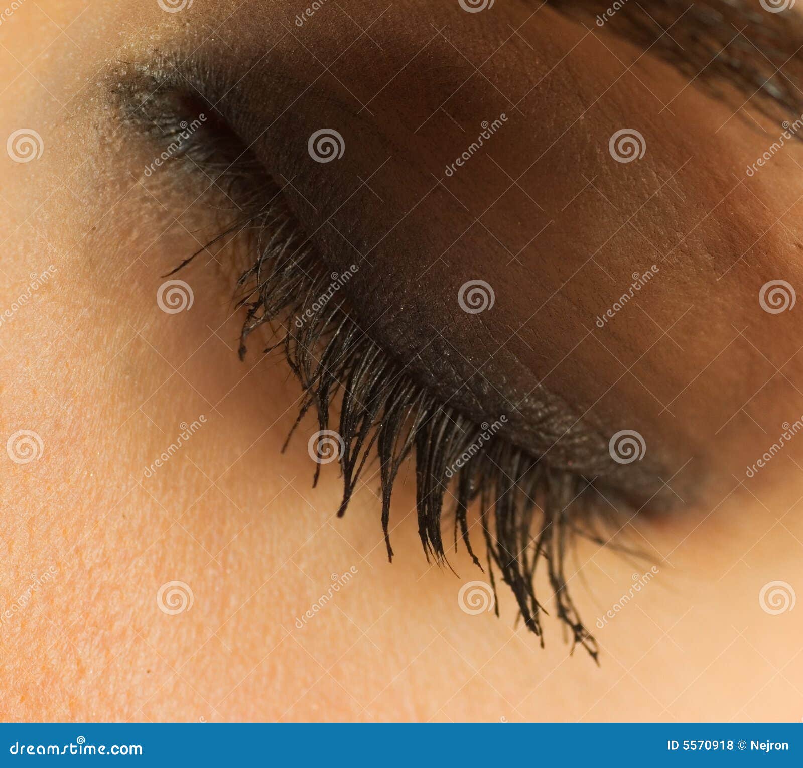 Closed human eye stock photo. Image of woman, closed, health - 5570918