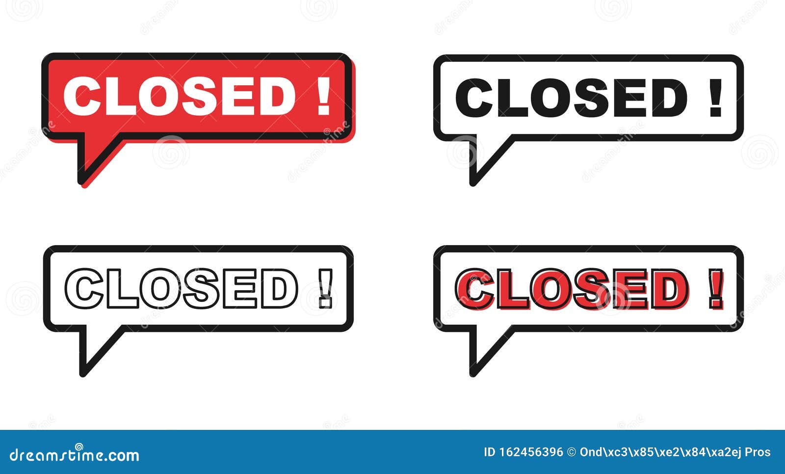 Closed Icon Chat, Messenger Vector for Your Website. Modern Symbol for ...