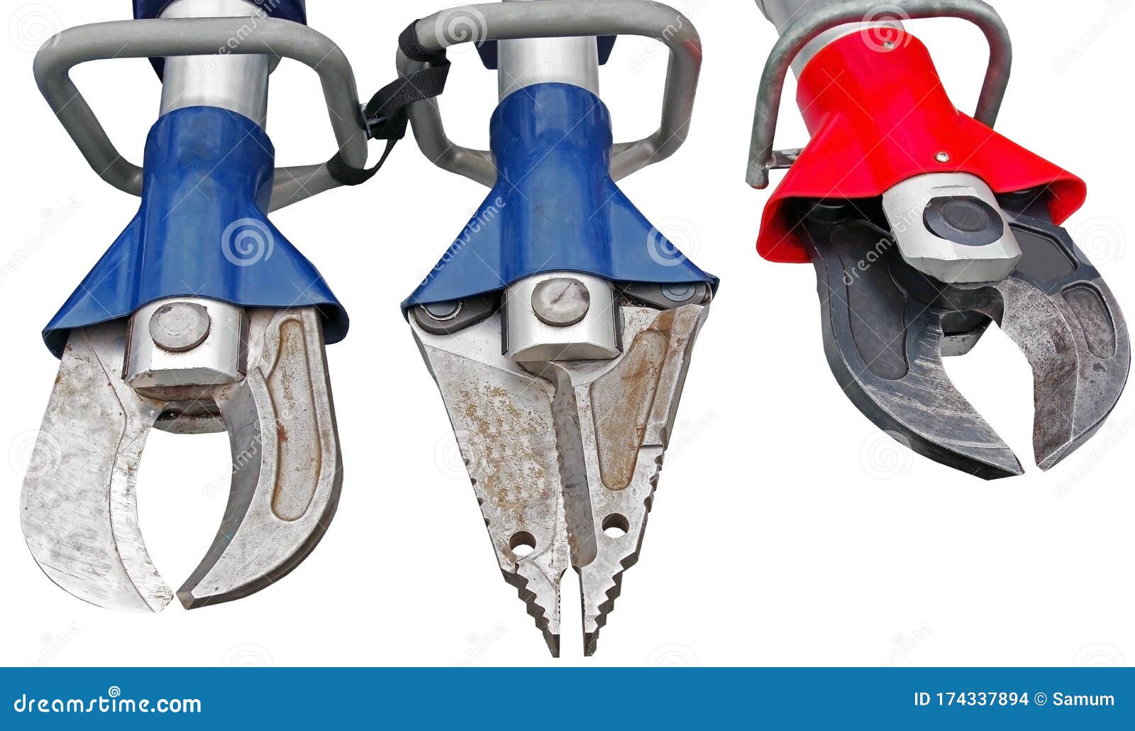 Closed Jaws Of A Mechanical Hydraulic Rescue Tools Royalty-Free Stock ...