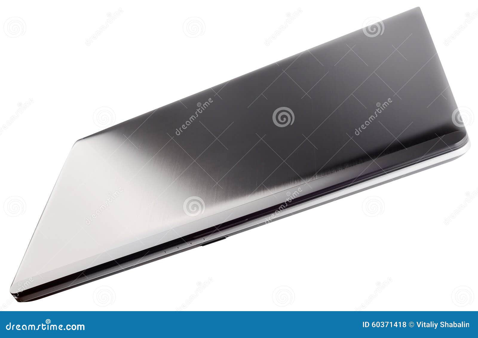 Closed laptop stock photo. Image of isolated, connector - 60371418