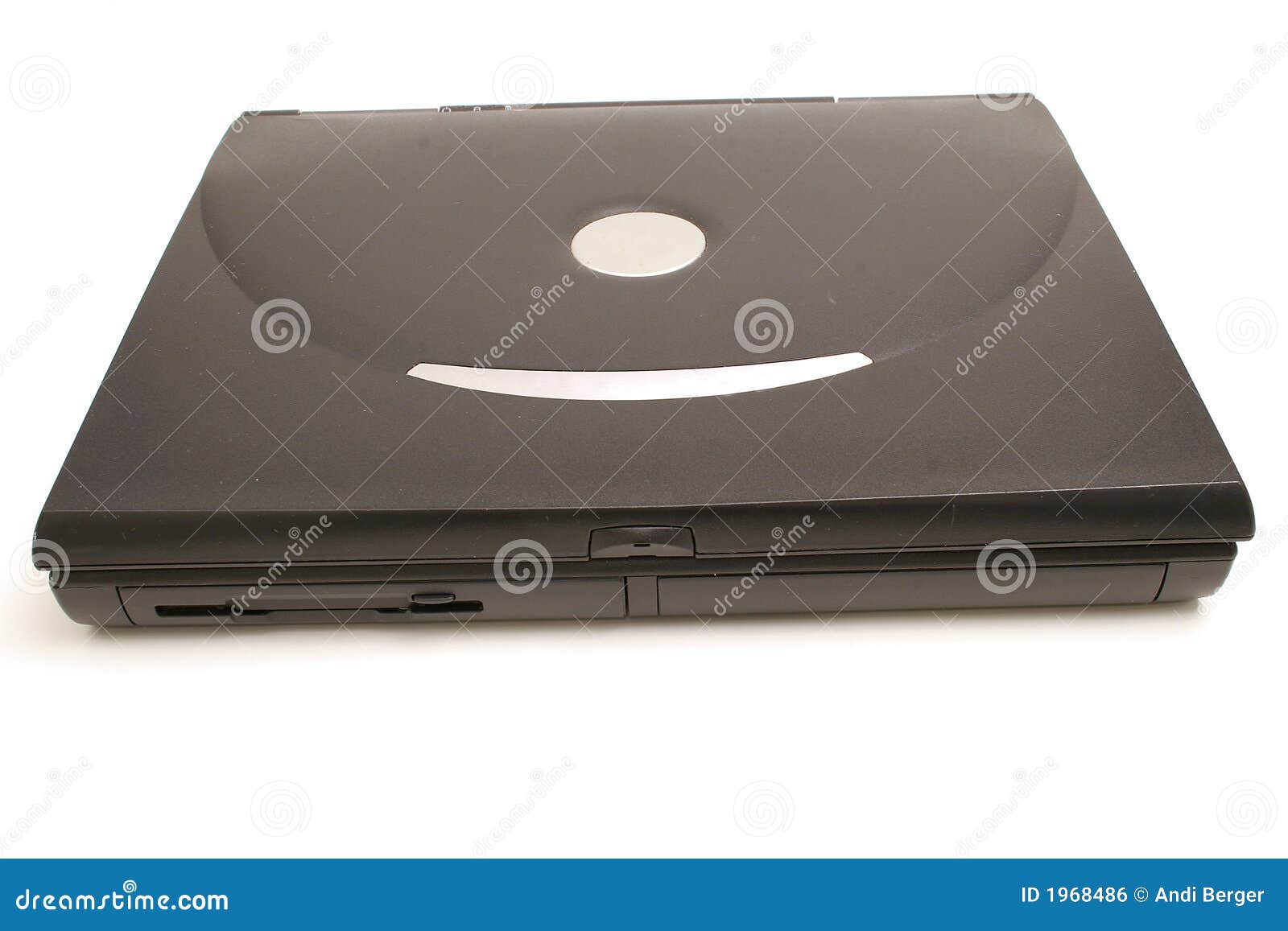 Closed laptop on white stock photo. Image of wireless - 1968486
