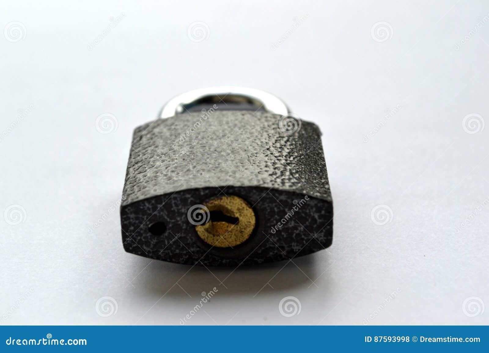 Closed lock stock photo. Image of objects, closed, turned - 87593998