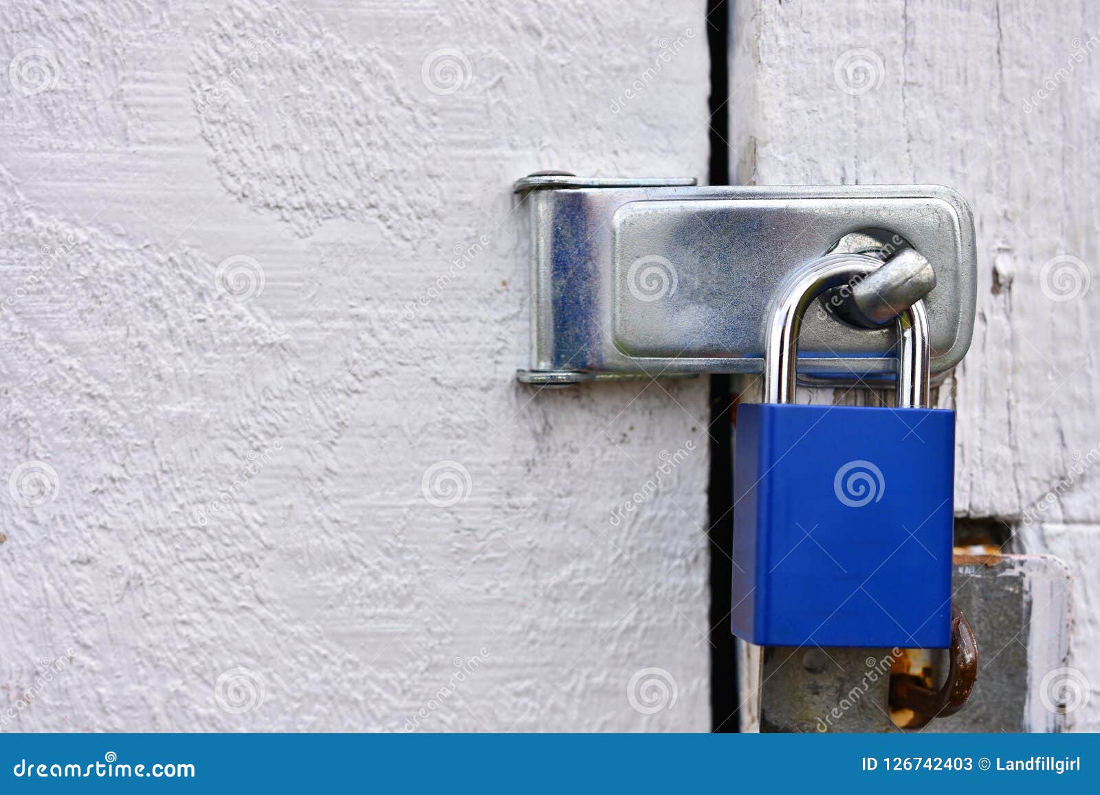 Closed and Locked Padlock Close Up Stock Image - Image of closeup ...