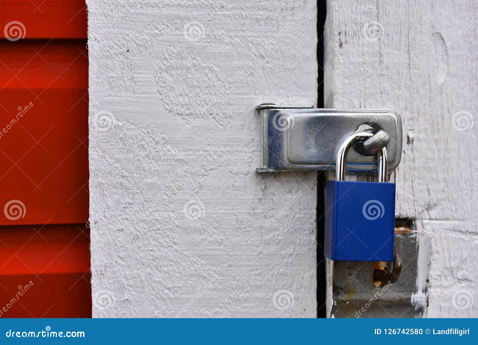 Closed and Locked Padlock Close Up Stock Photo - Image of antique ...