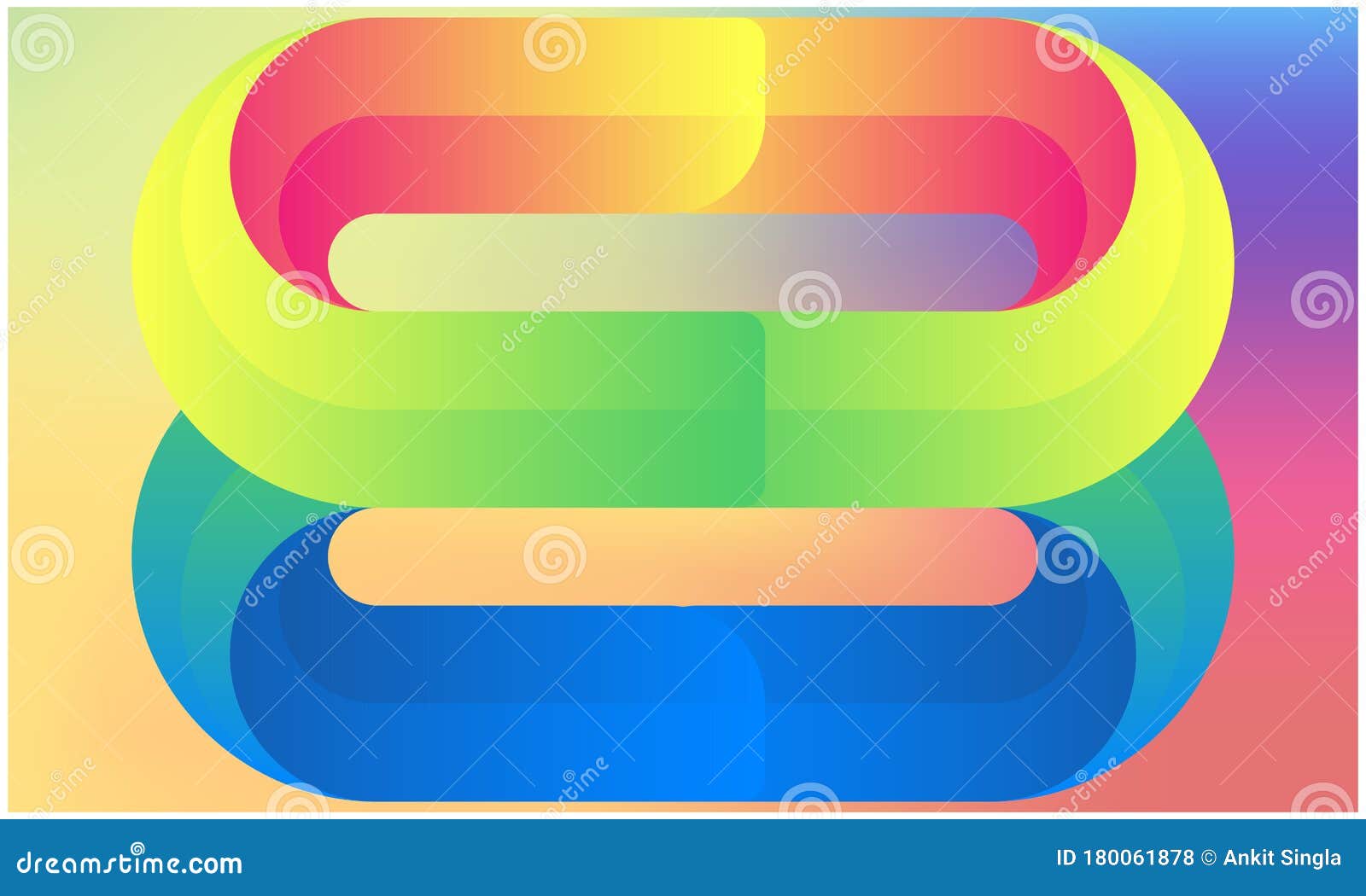 Closed Loop Logo 3d Steel Infinity Shape Line Pipe With Flanges Smooth ...