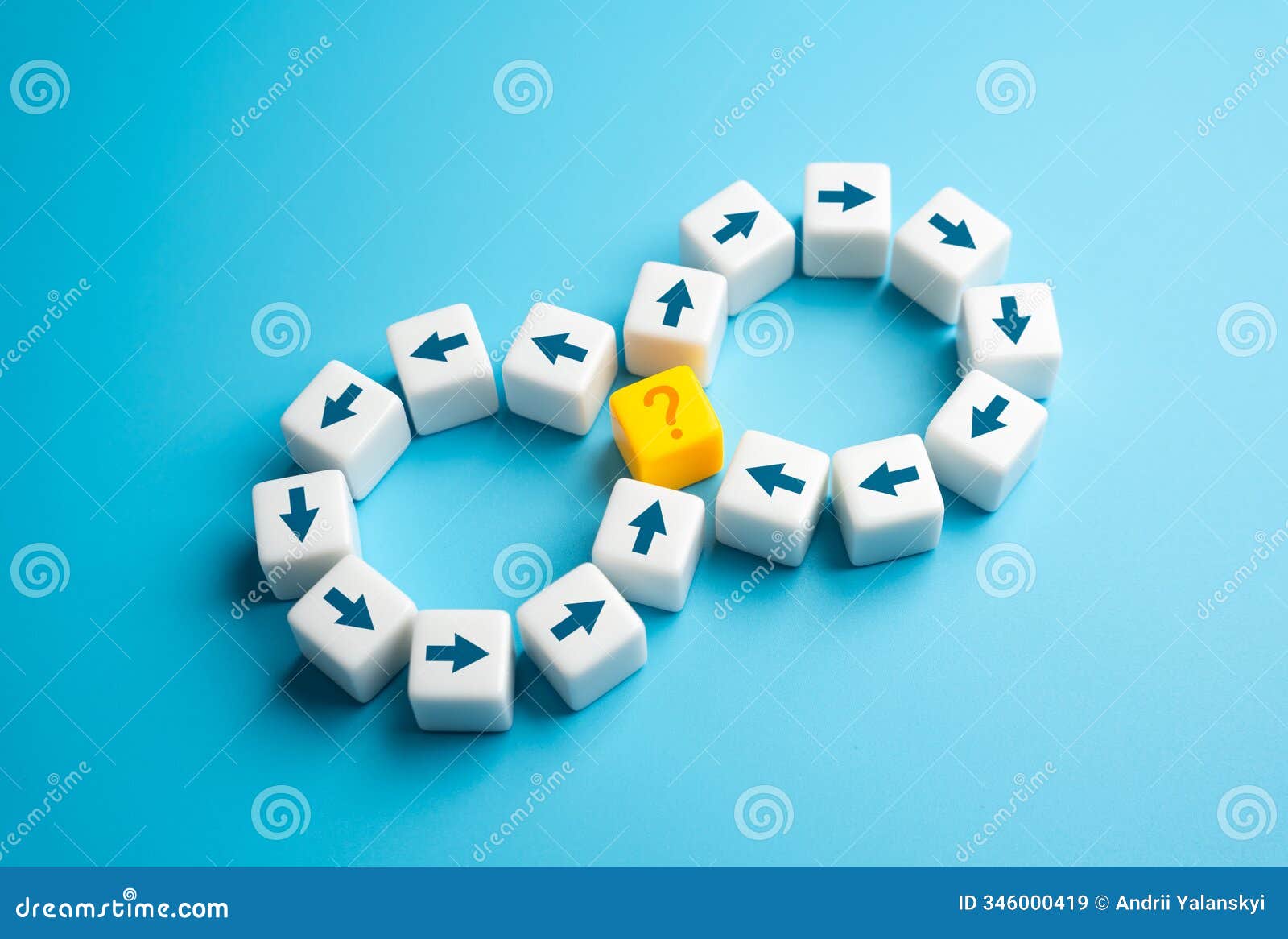 A Closed Loop with an Unanswered Question. Stock Image - Image of ...