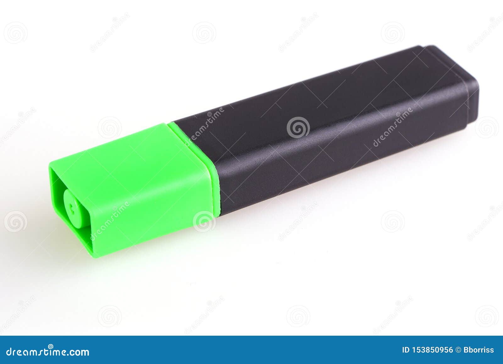 The Closed Marker Close Up Isolated on White Background Stock Photo ...