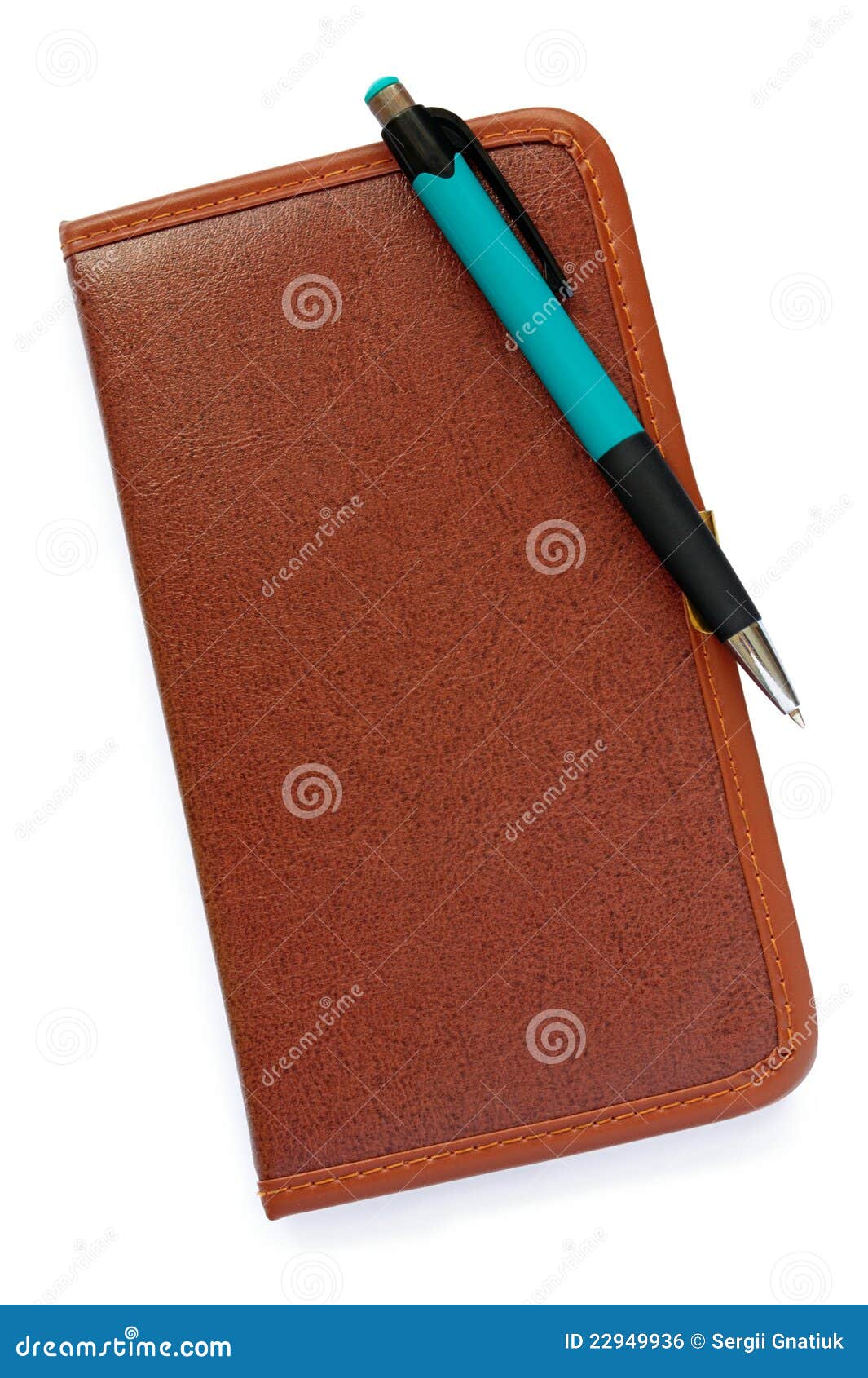 Closed notebook stock photo. Image of background, white - 22949936
