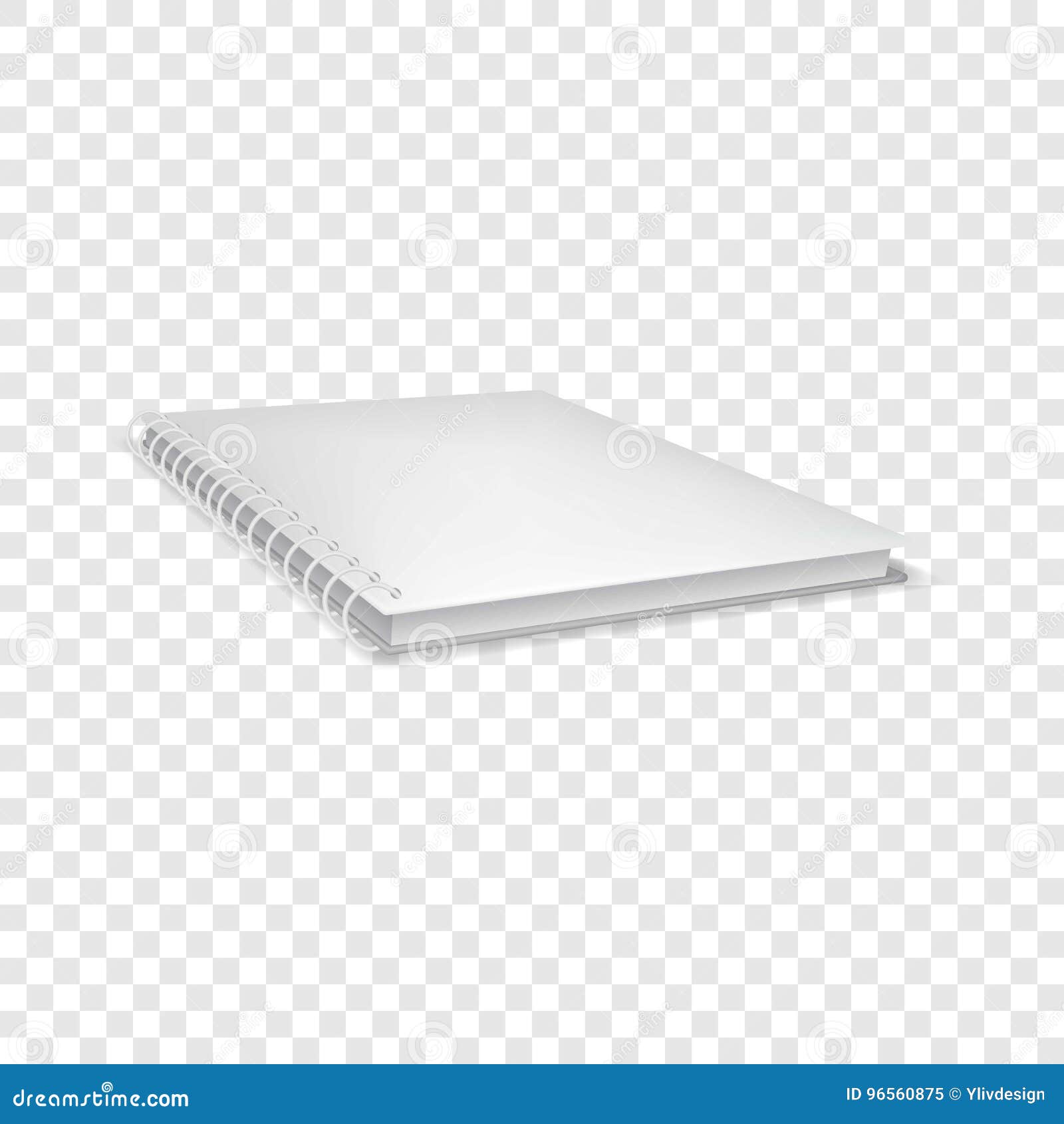 Closed Notebook Icon, Realistic Style Stock Vector - Illustration of ...