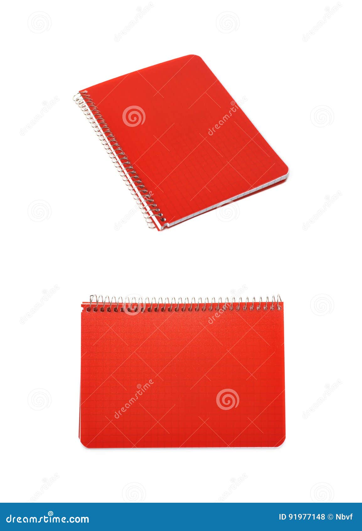 Closed notebook isolated stock photo. Image of notebook - 91977148