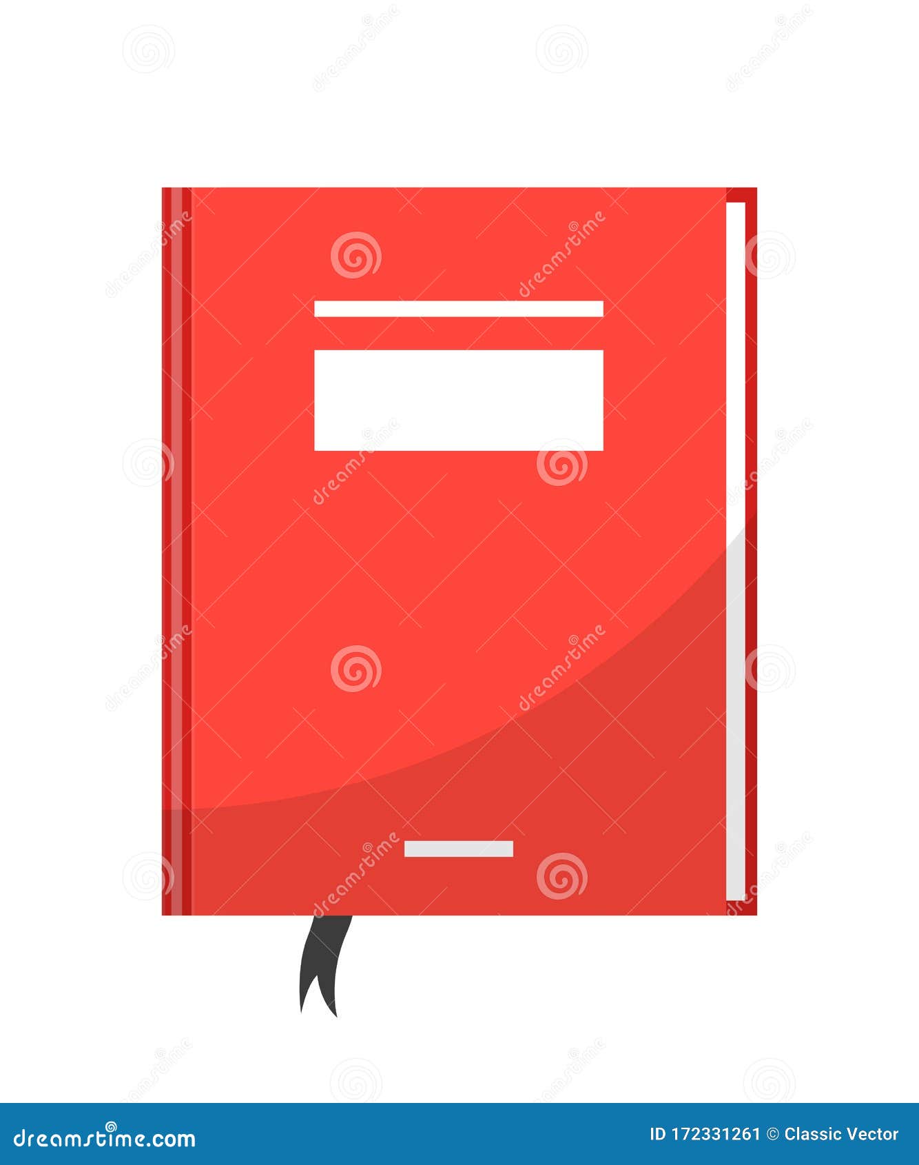 Closed Notebook Isometric Illustration Stock Vector - Illustration of ...