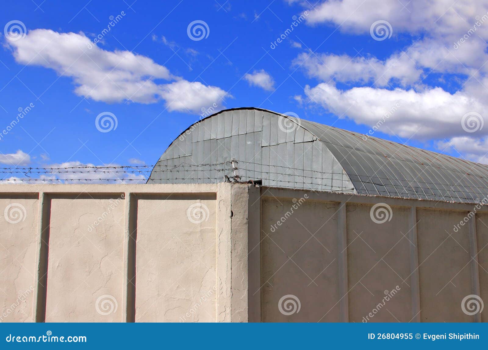 The closed object. stock image. Image of warehouse, white - 26804955