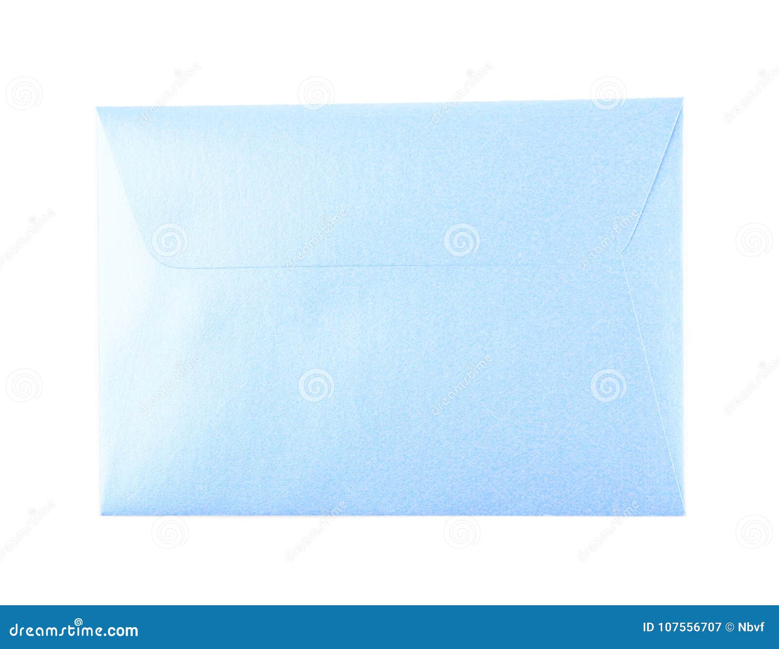 Closed Paper Envelope Isolated Stock Image - Image of blank ...