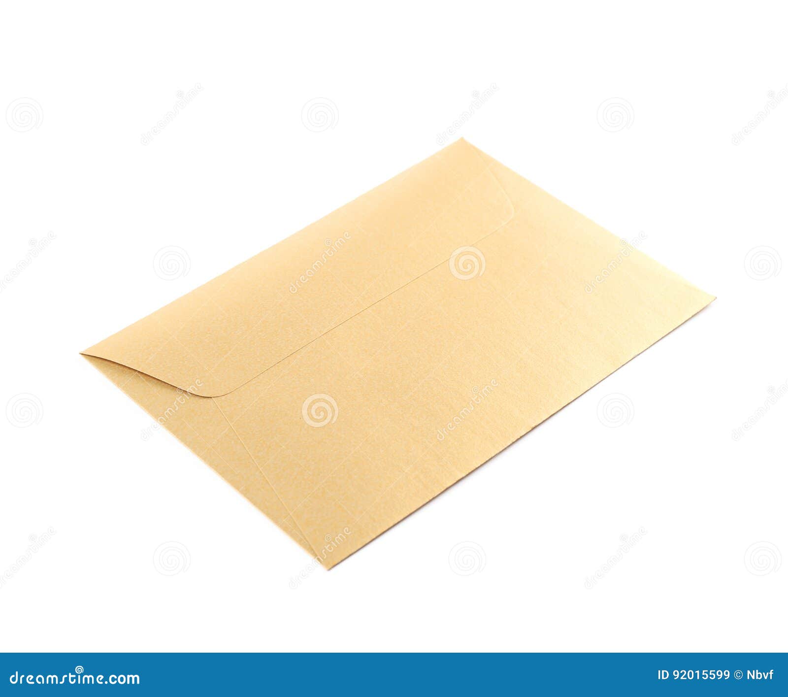 Closed Paper Envelope Isolated Stock Image - Image of concept, address ...