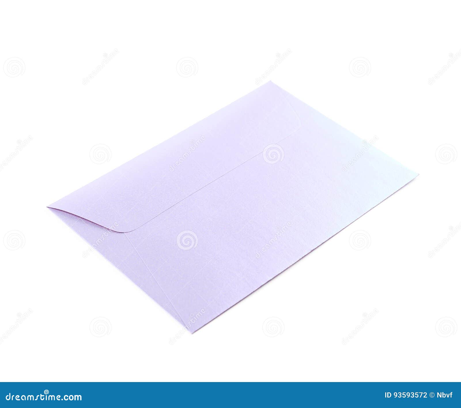Closed Paper Envelope Isolated Stock Photo - Image of isolated ...