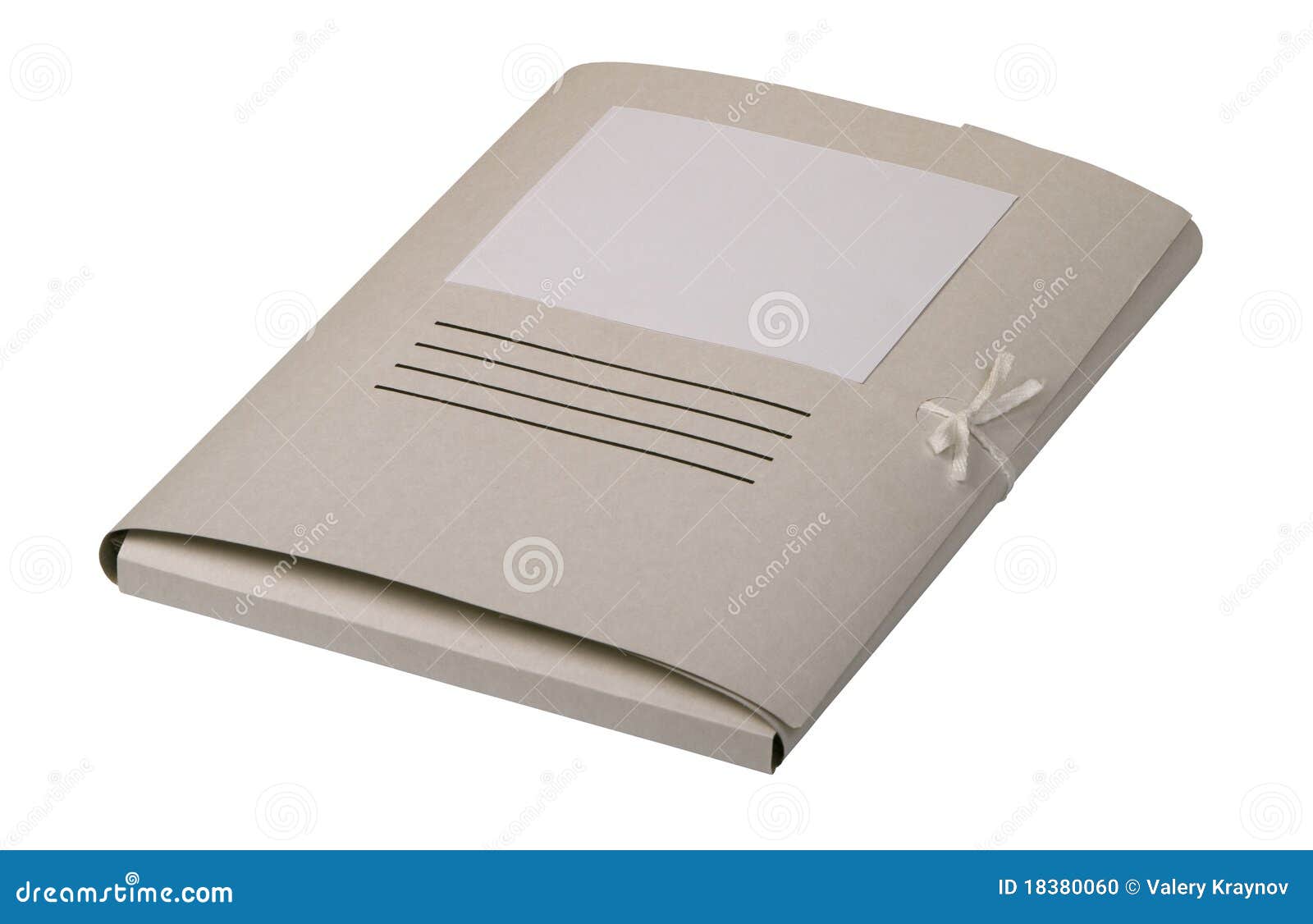 Closed Paper Folder for Documents Stock Photo - Image of paper, closed ...
