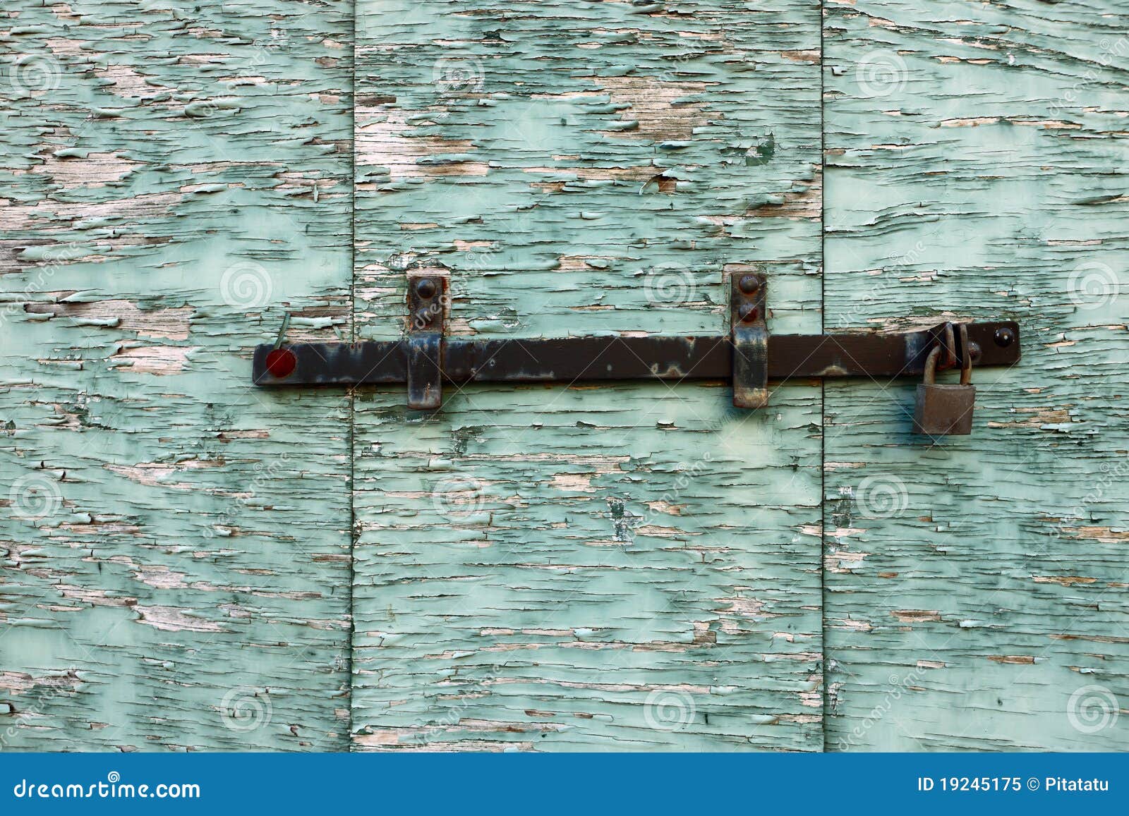Closed Peeling Wooden Shutter Stock Image - Image of dilapidated, grime ...