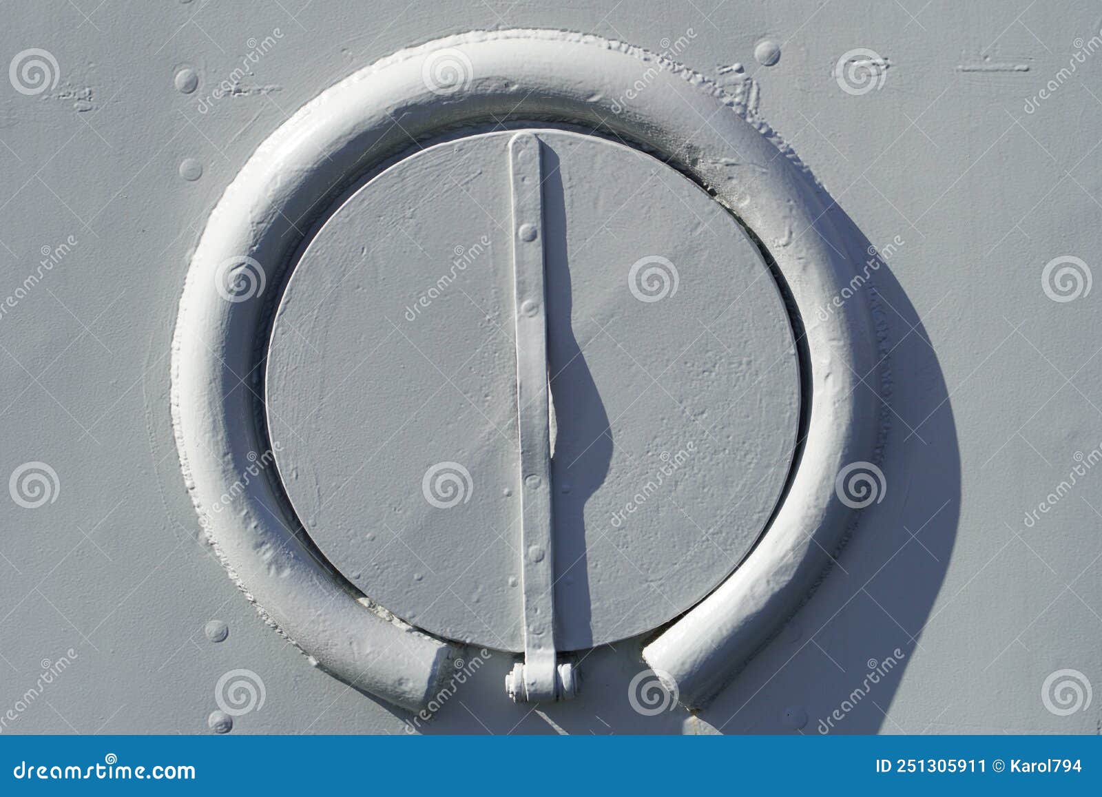 Closed Porthole of a Battleship Stock Image - Image of porthole, closed ...