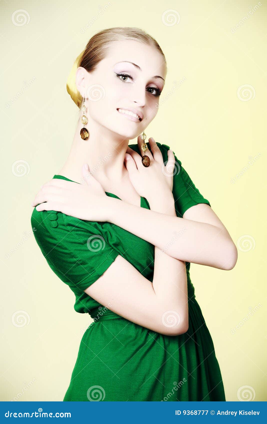 Closed pose stock image. Image of feminine, posing, glamour - 9368777