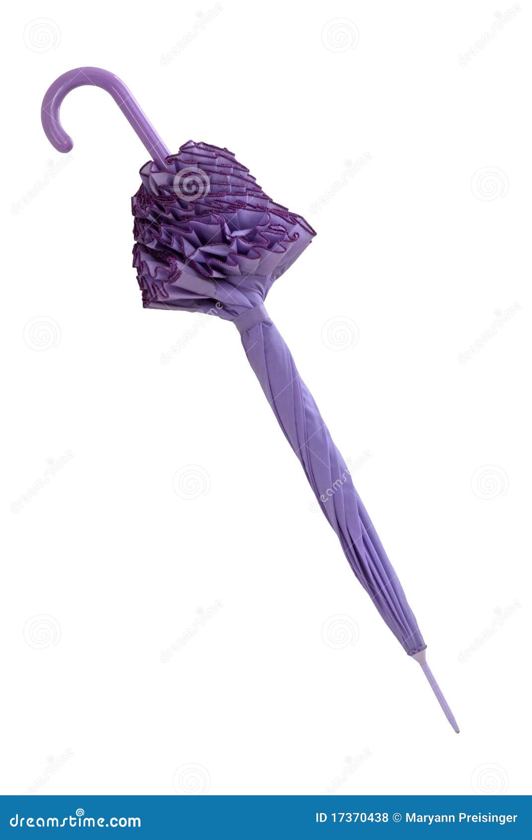 Closed Purple Violet Parasol Umbrella Stock Photo - Image of purple ...