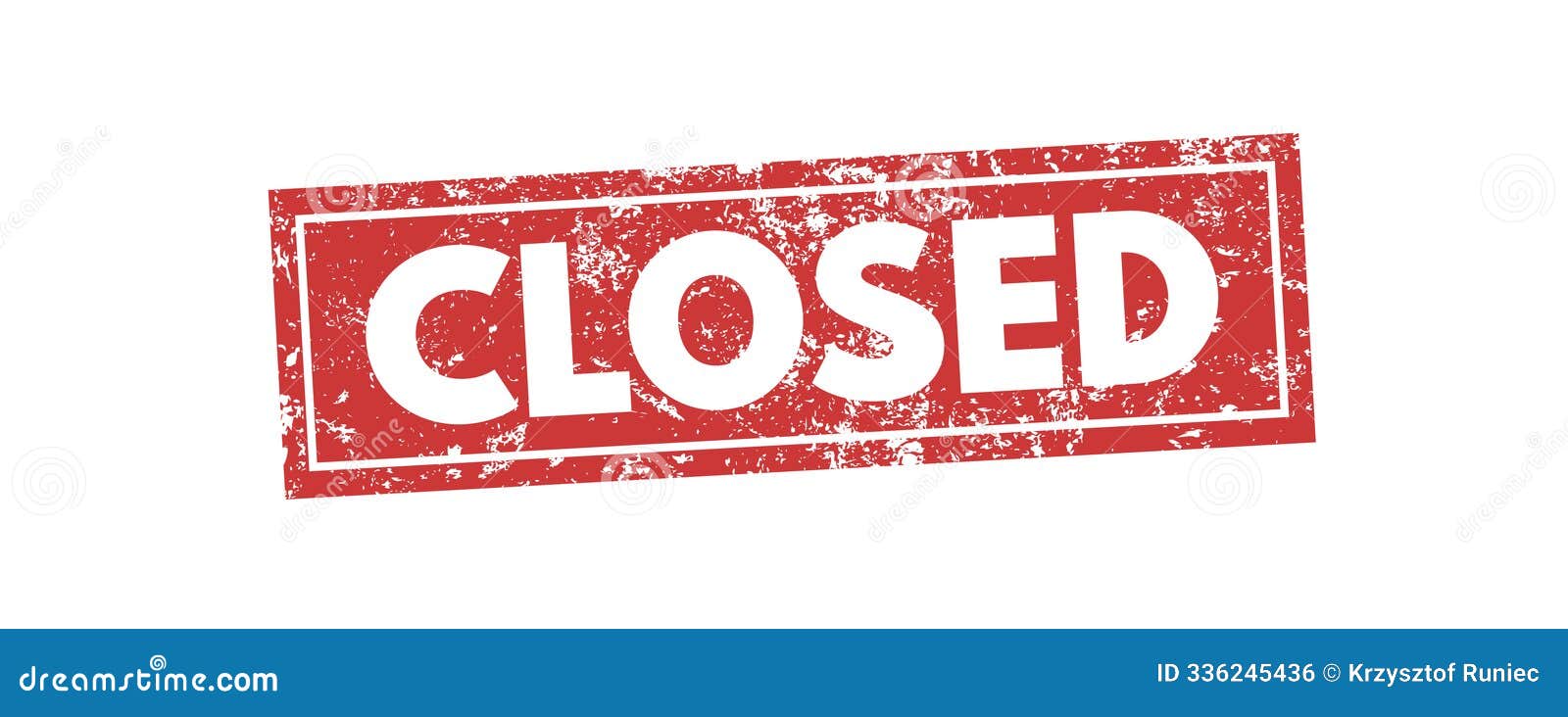 Closed Rectangular Stamp. Vector Illustration | CartoonDealer.com ...