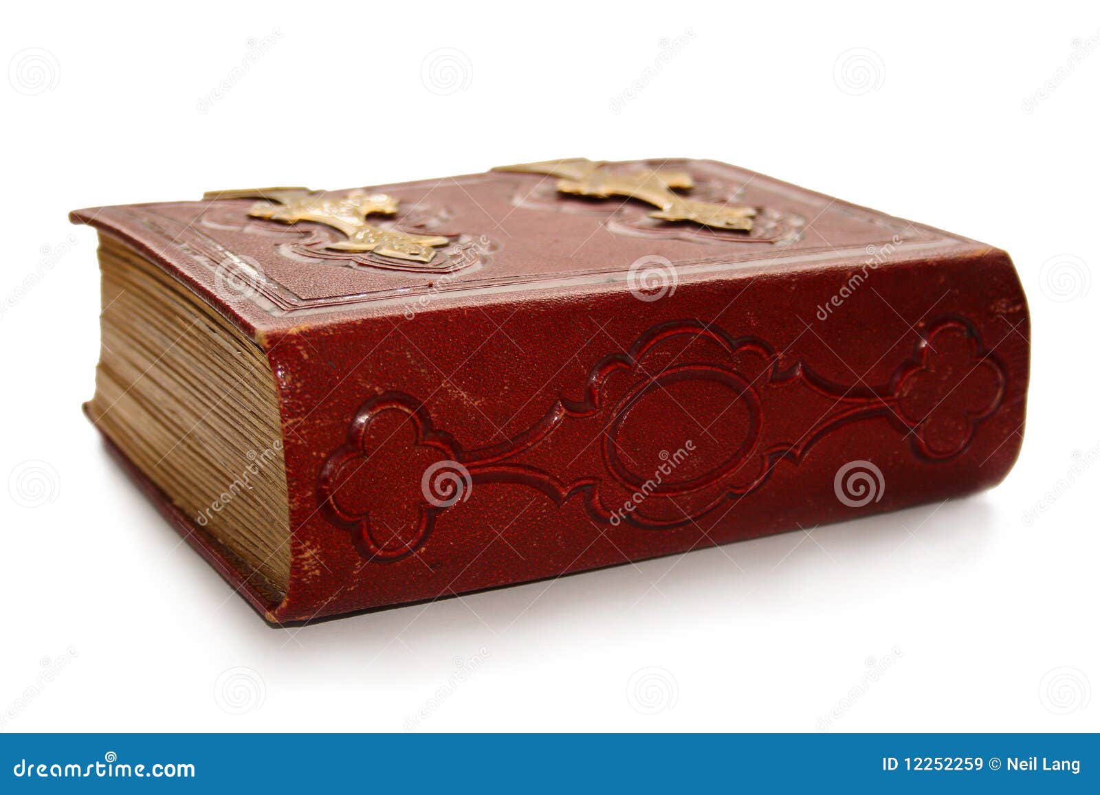 Closed red antique book stock image. Image of aged, dark - 12252259
