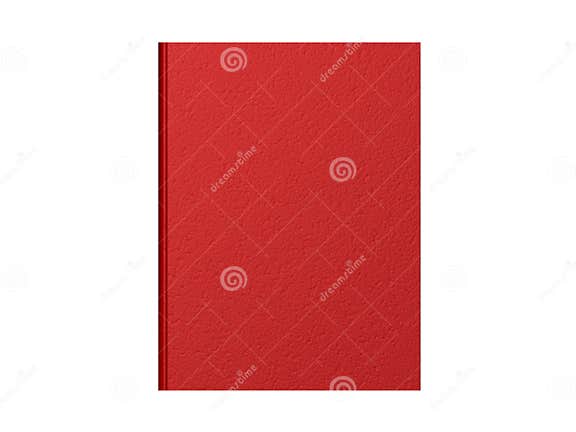 Closed Red Book stock illustration. Illustration of volume - 6452768