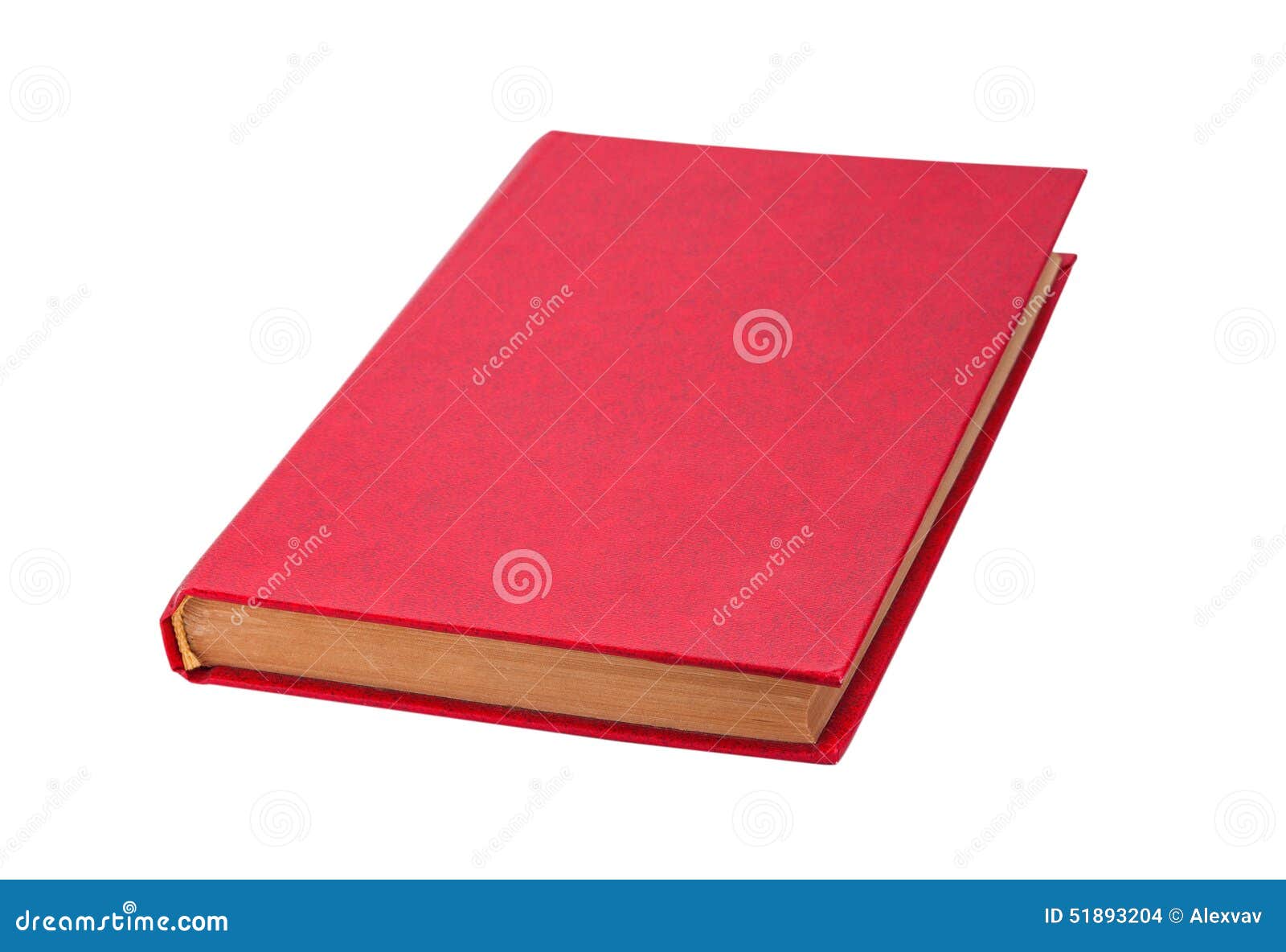Closed red book isolated stock photo. Image of clean - 51893204