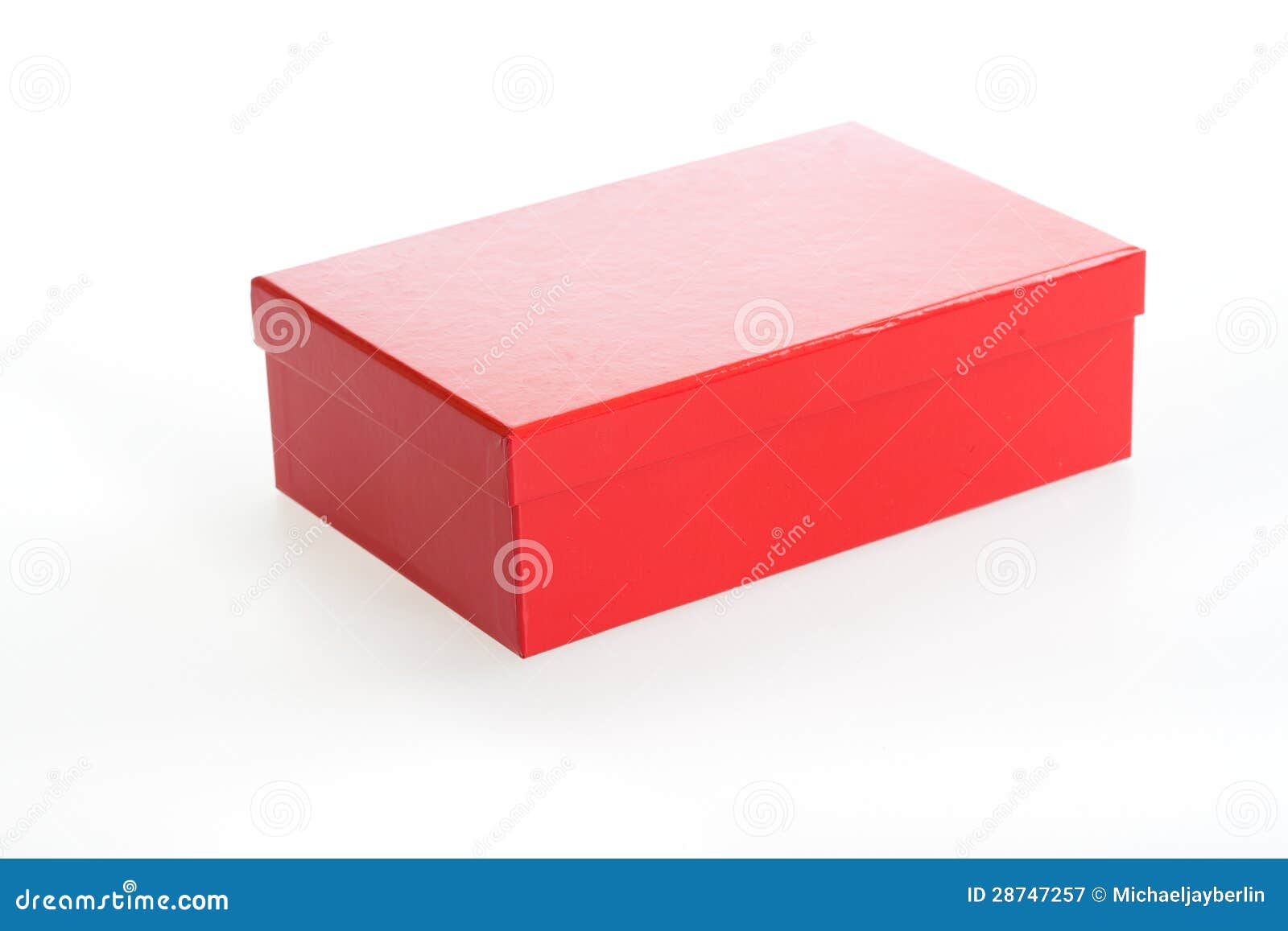 Closed red box stock image. Image of carton, present - 28747257