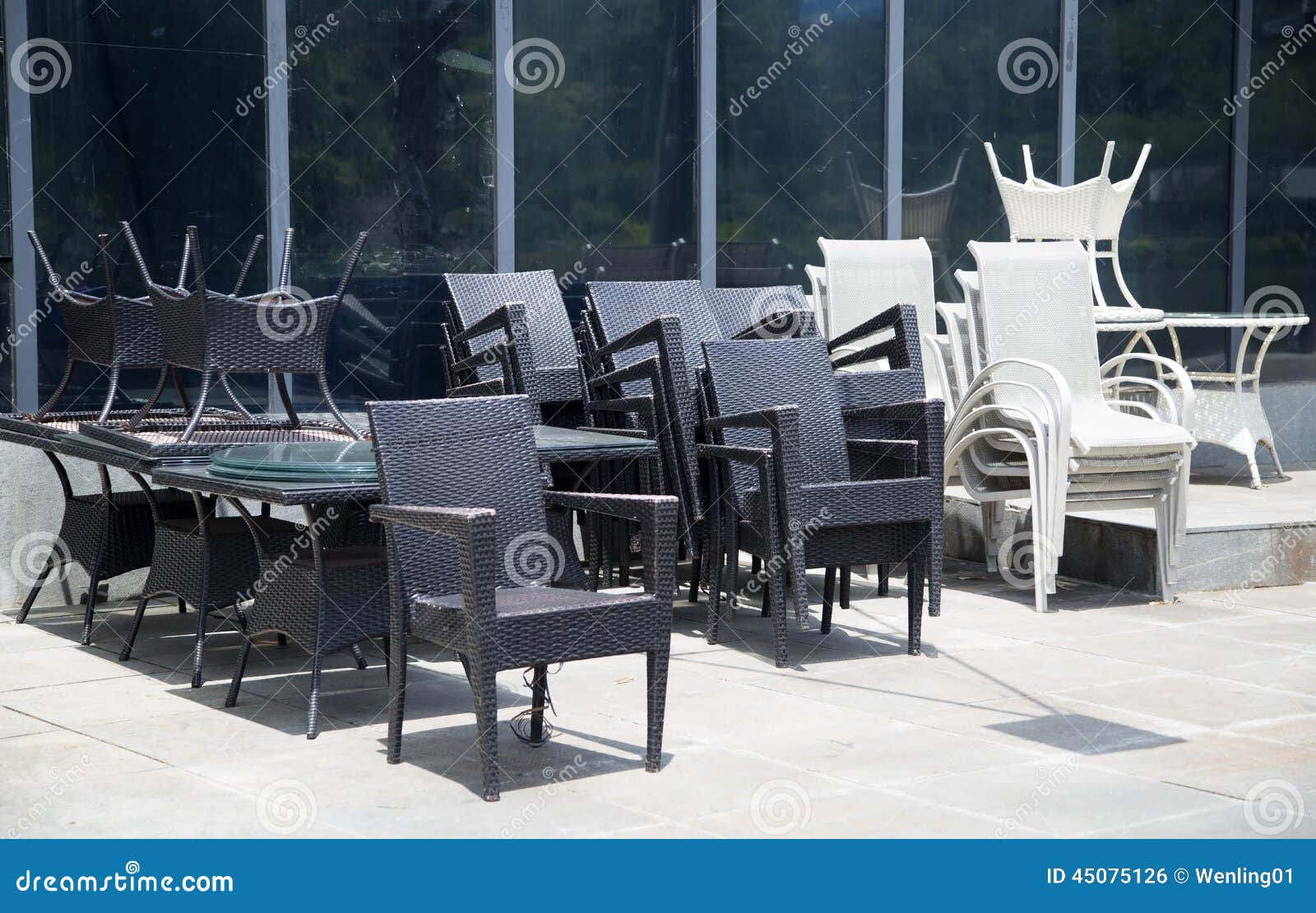 A Stack Of Chairs Royalty-Free Stock Image | CartoonDealer.com #39964258