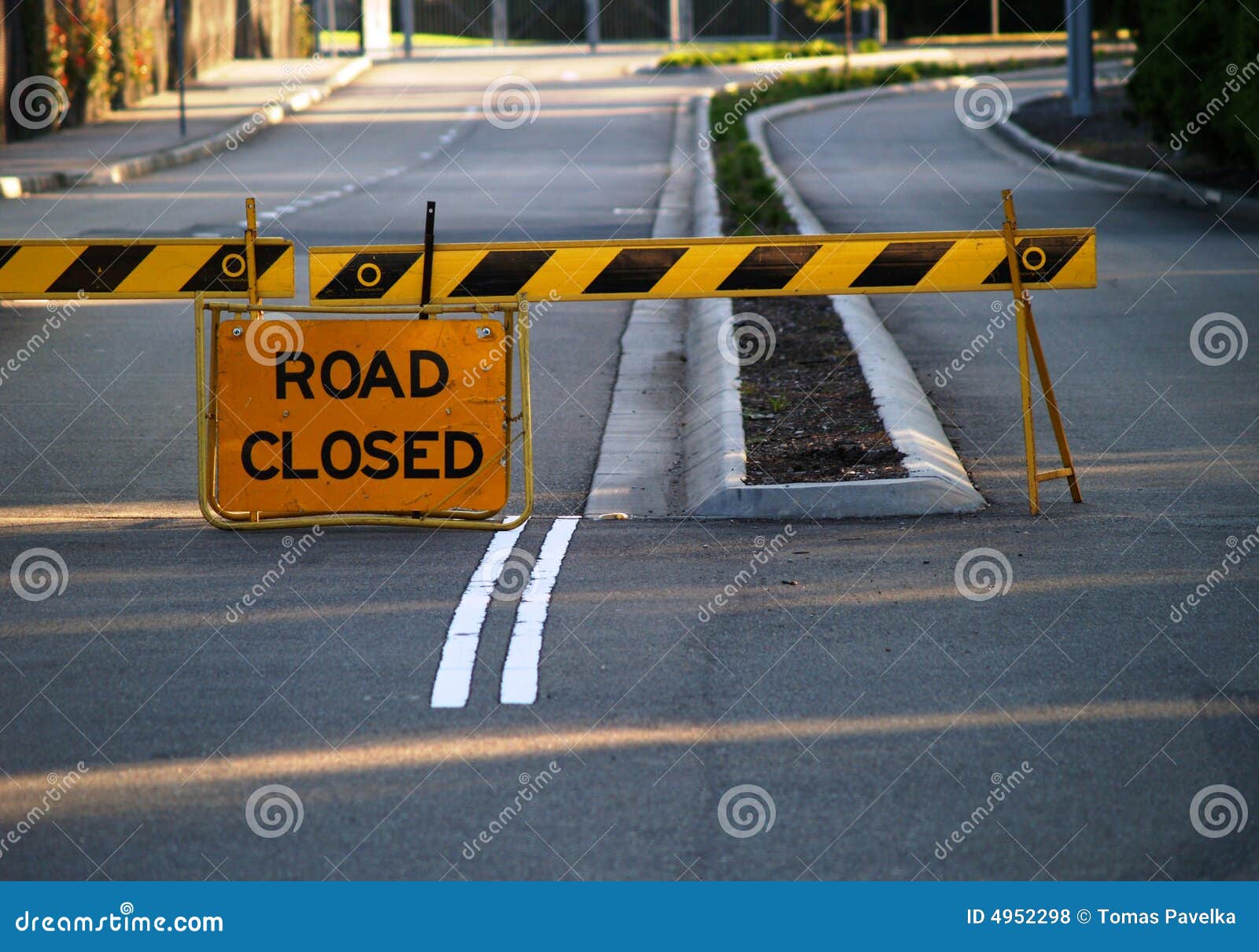 Closed road stock photo. Image of drivers, driver, pavement - 4952298