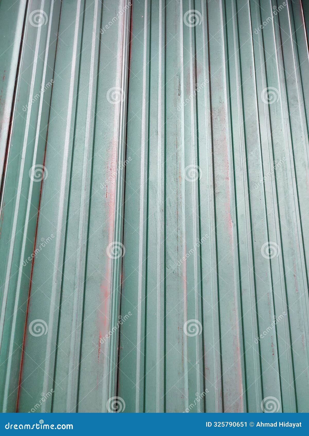 Closed Roll Up Door Steel Line Texture Stock Image - Image of floor ...