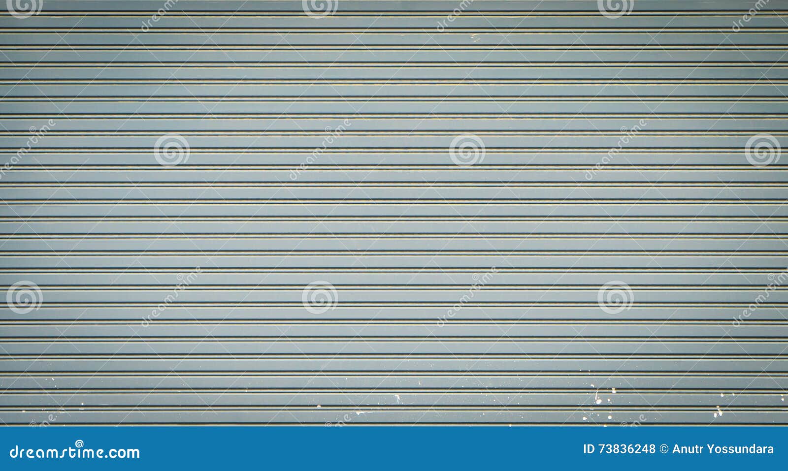 Closed Rustic Shop Retail Metal Gate for Background. Stock Photo ...