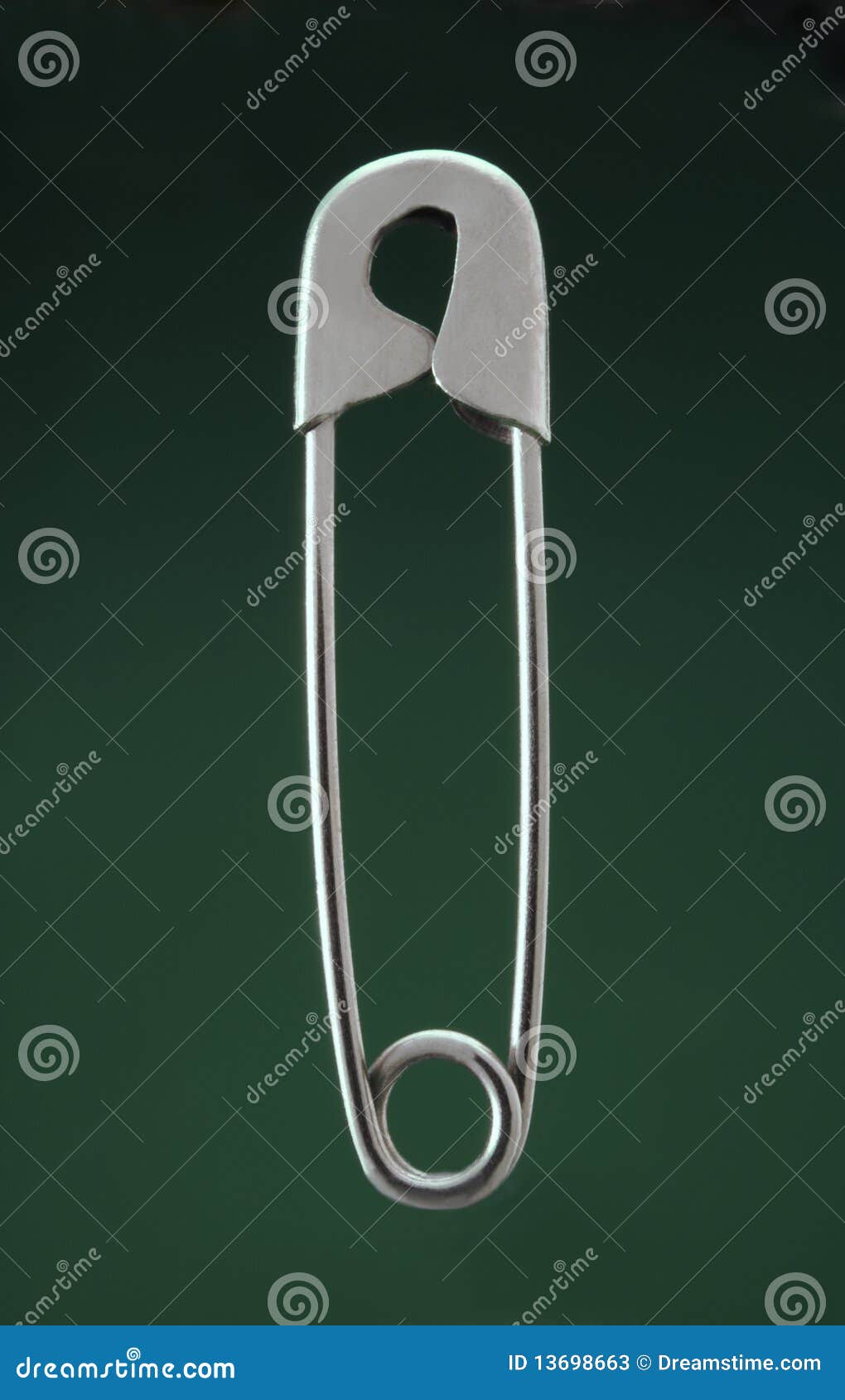 Closed Safety Pin stock image. Image of fastener, safety - 13698663